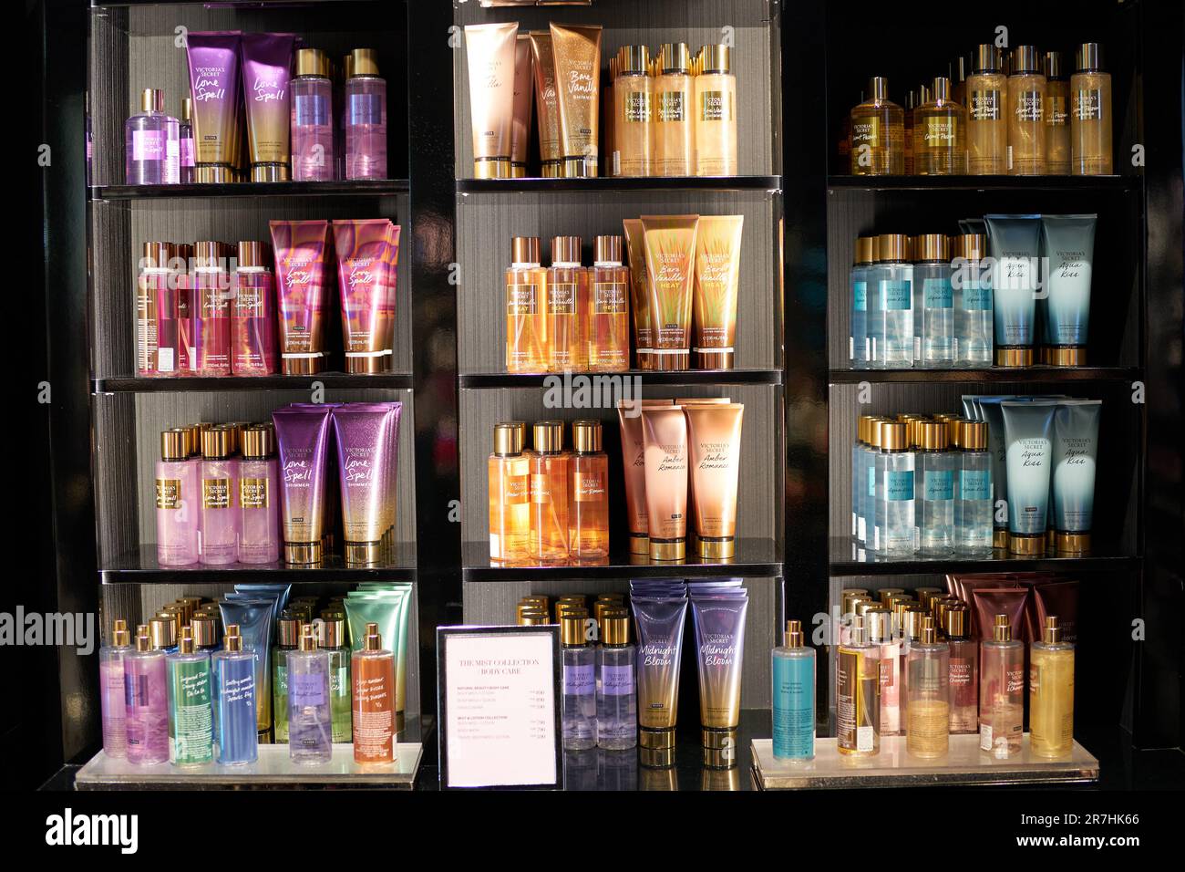 PATTAYA, THAILAND - CIRCA APRIL, 2023: body care products on display at ...