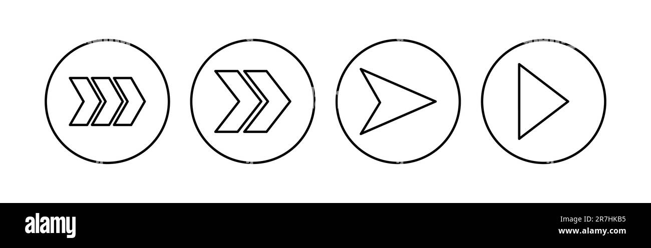 Arrow icon set. Arrow symbol. Arrow sign for your web design Stock ...