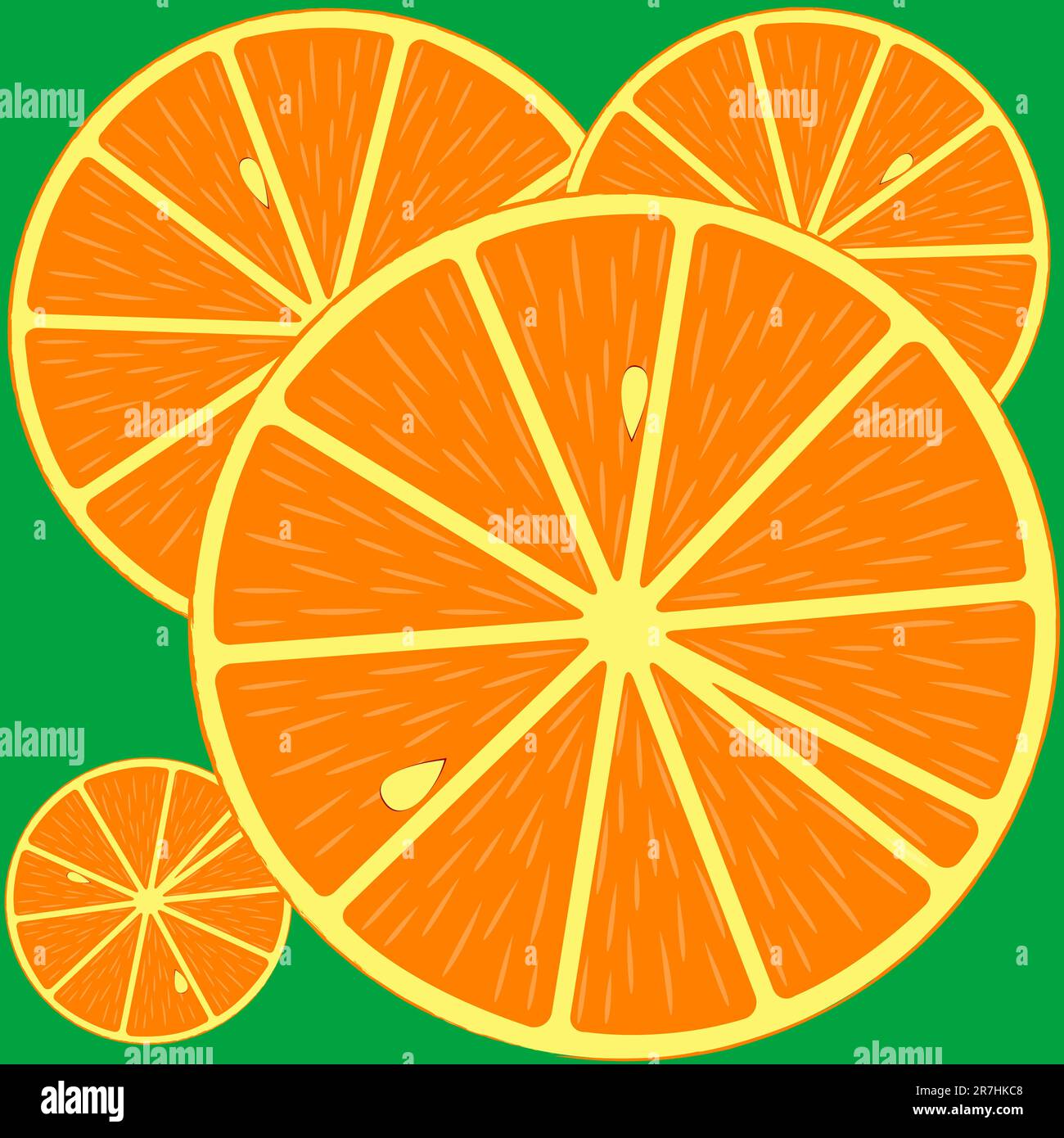 orange background, abstract vector art illustration Stock Vector Image ...