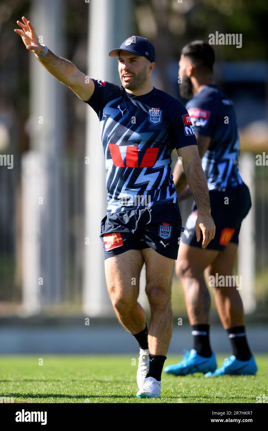 Sydney, Australia. 16th June, 2023. James Tedesco of the Blues during a ...