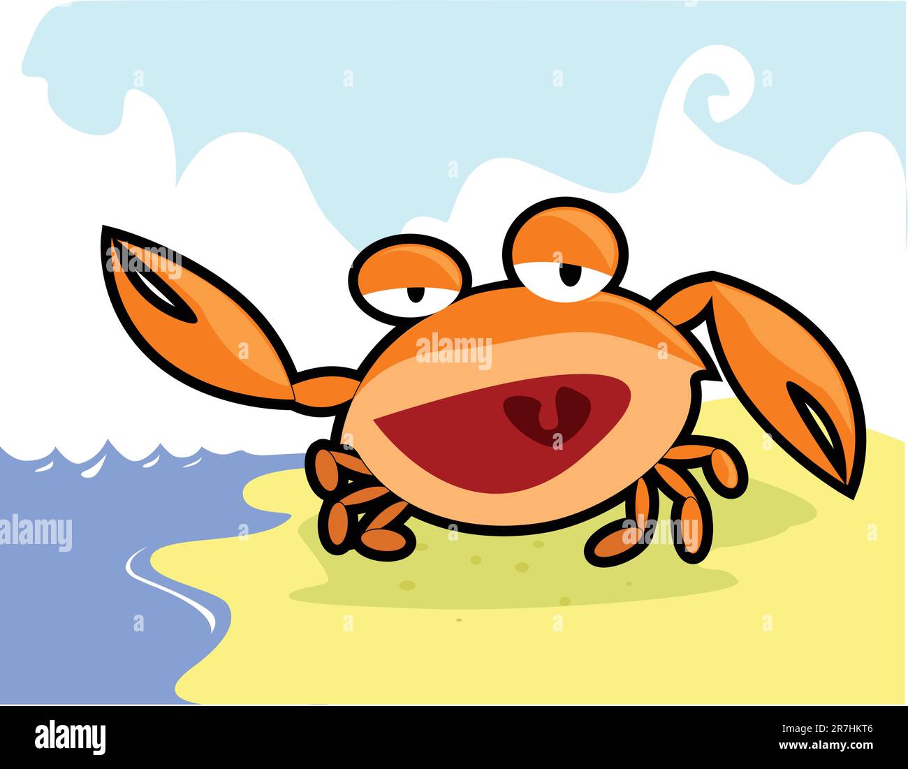Crab walk Stock Vector Images - Alamy