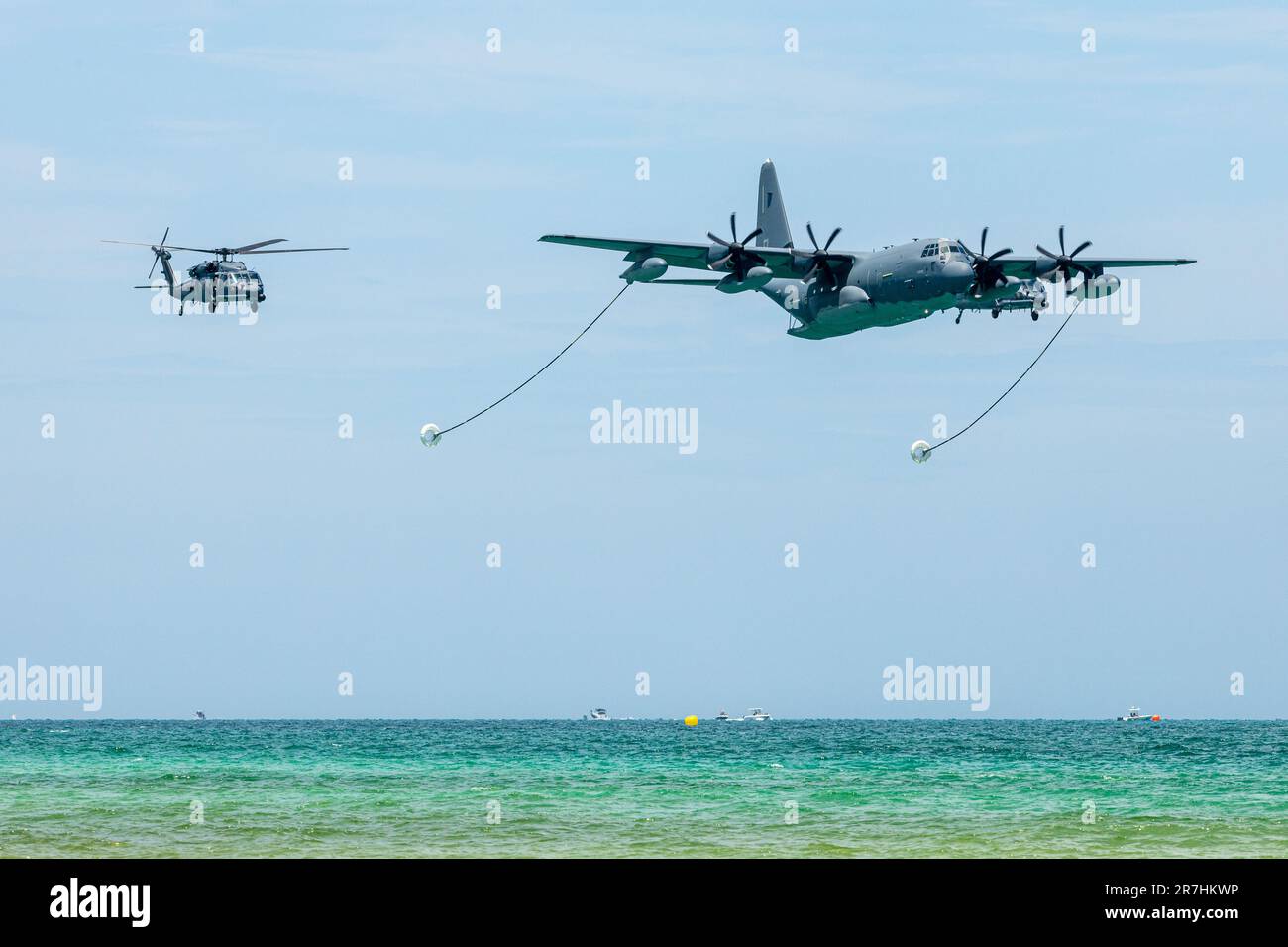 Uh 60 black hawk helicopters fly hi-res stock photography and images ...