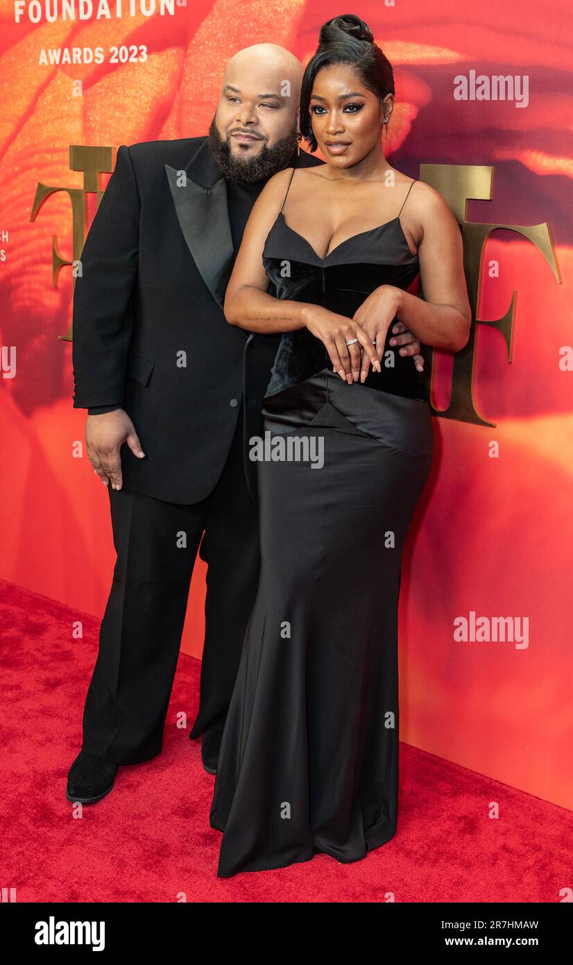 New York, USA. 16th June, 2023. Sergio Hudson and Keke Palmer attend 2023 Fragrance Foundation ...