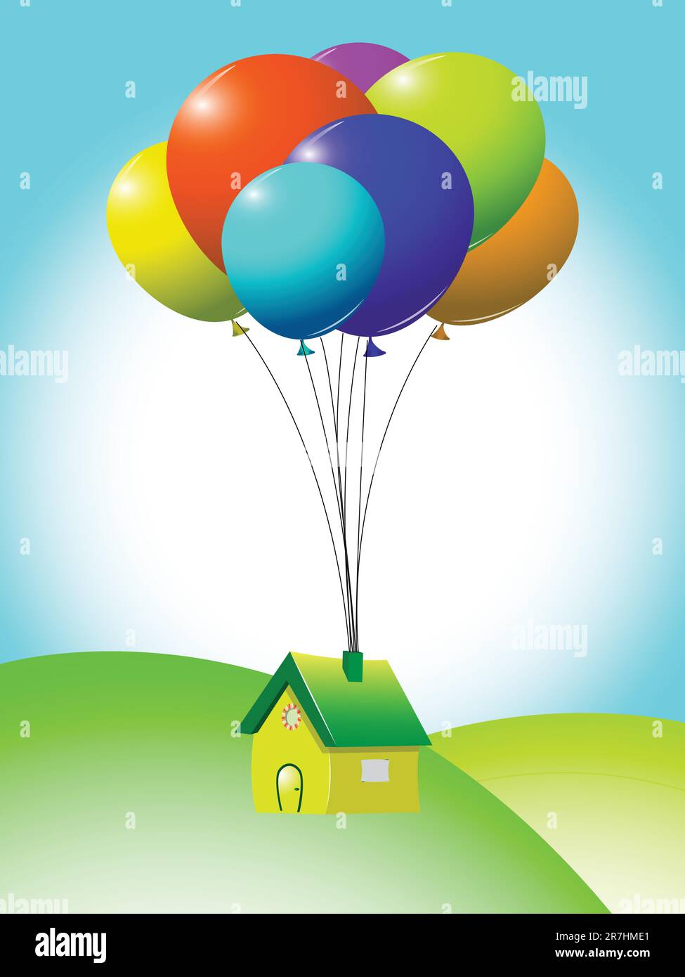 Flying home Stock Vector Images - Alamy