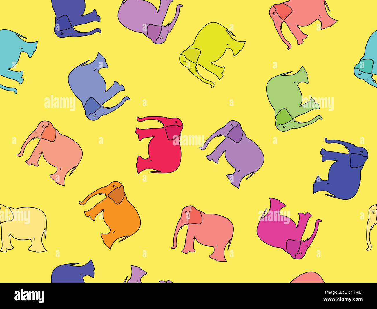 Elephant texture Stock Vector Images - Alamy