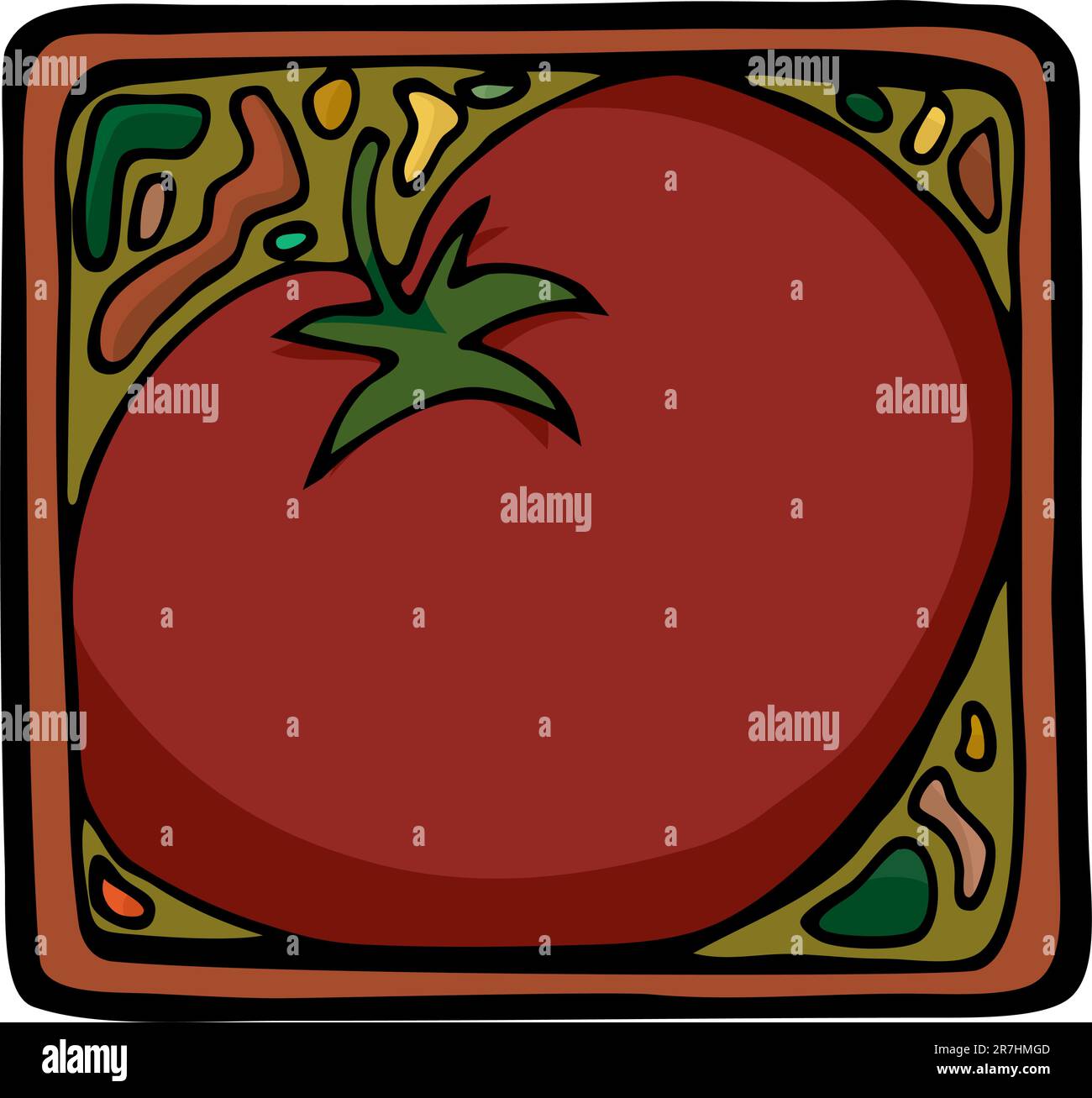 Tomato label design hi-res stock photography and images - Alamy