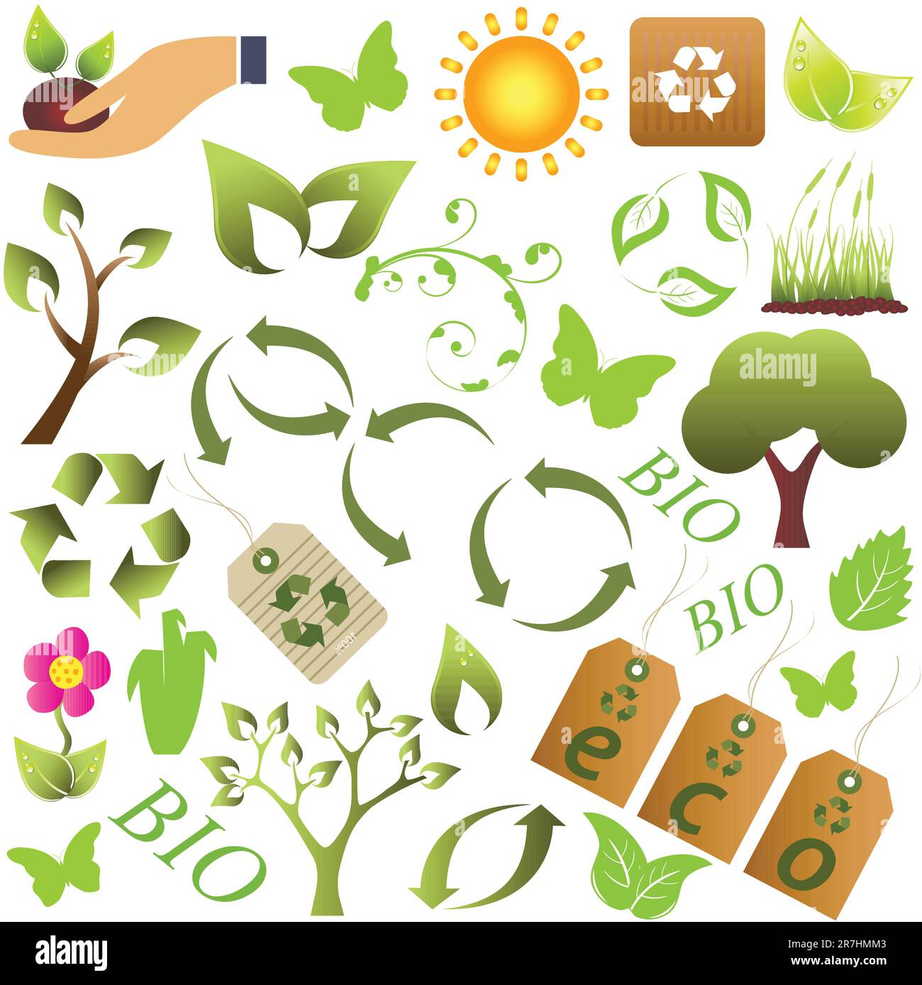 Plant garden environment Stock Vector Images - Alamy