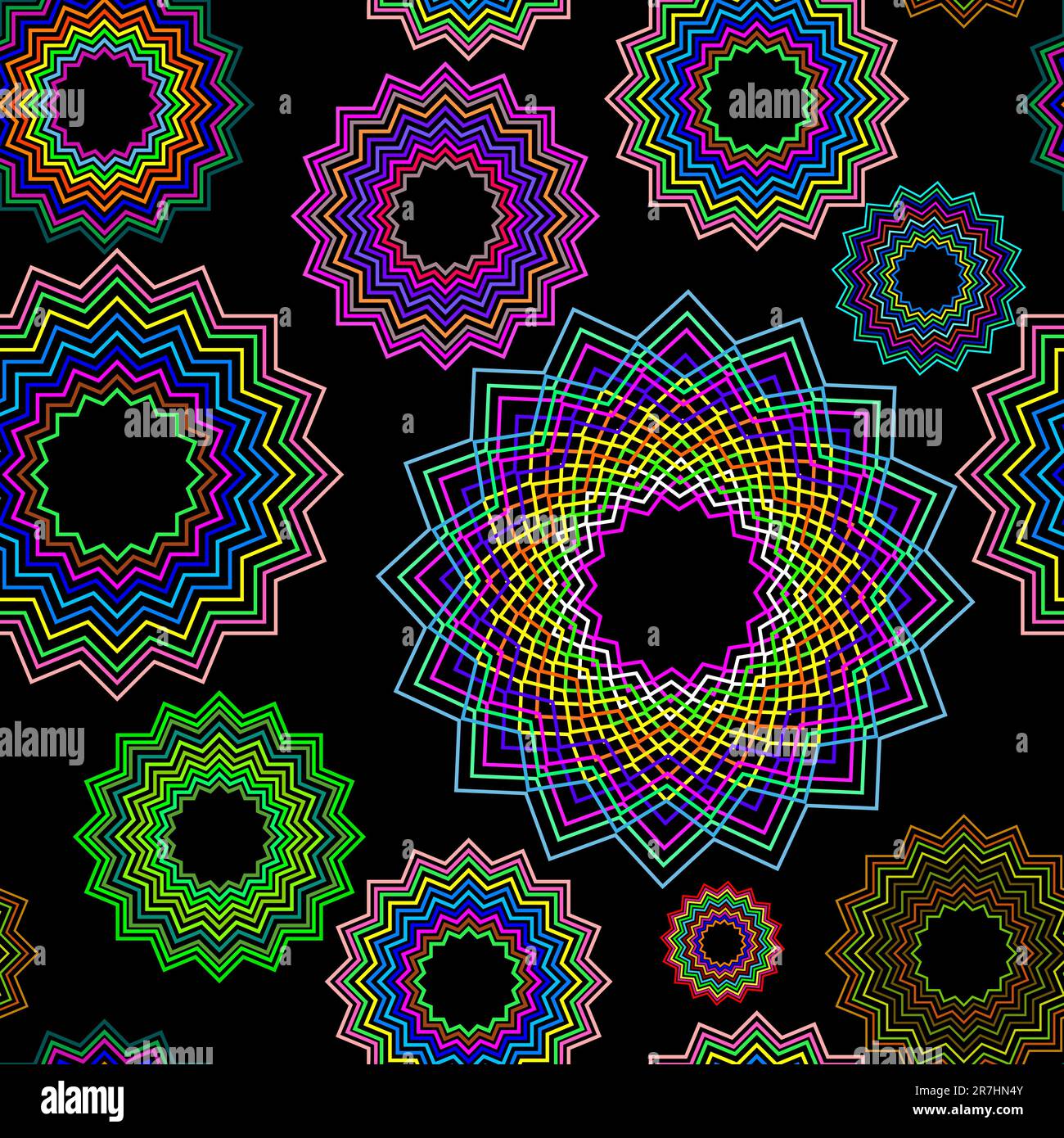 seamless geometric pattern, abstract texture; vector art illustration ...