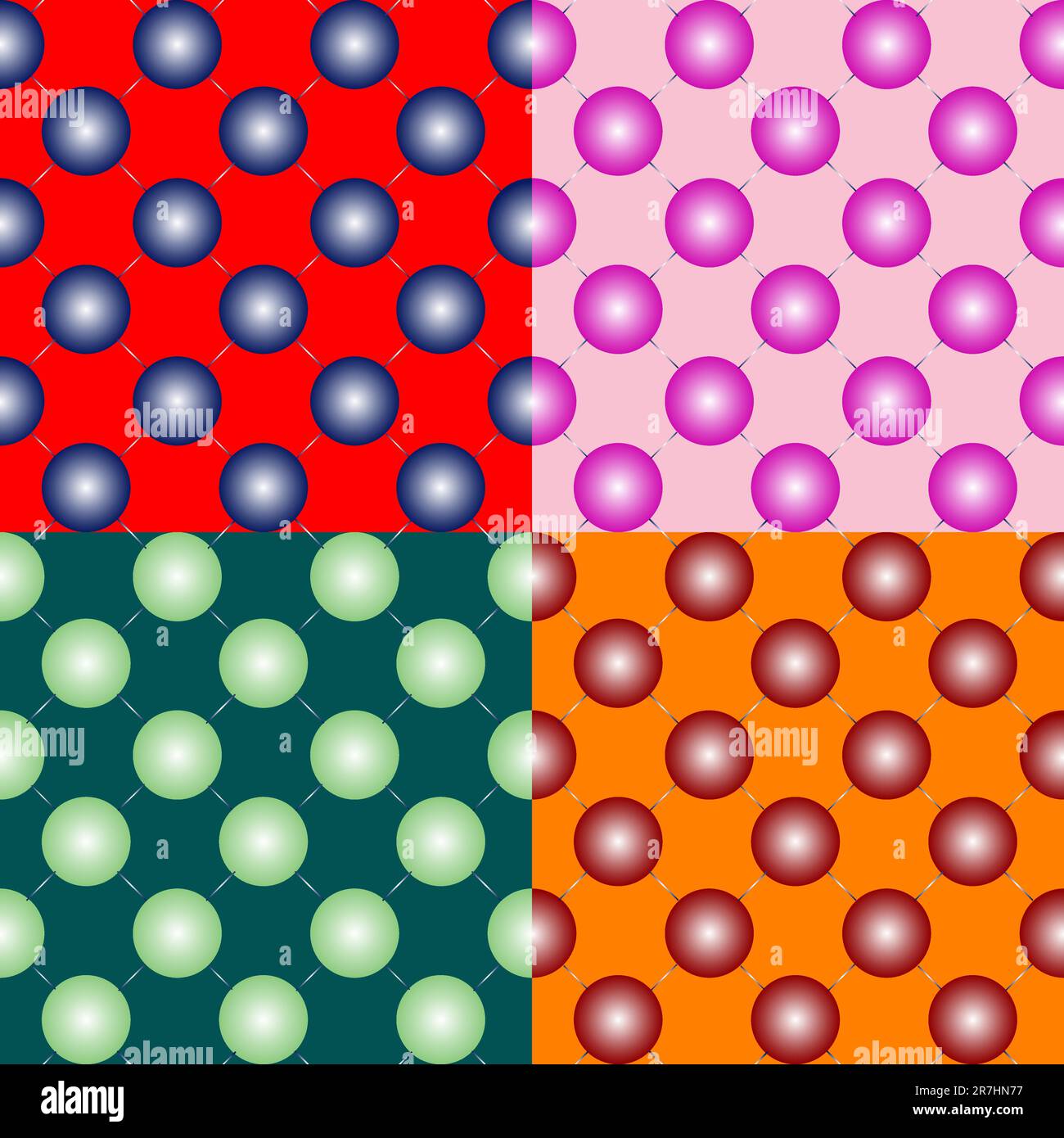Spheres Seamless Pattern Vector Art Illustration Stock Vector Image And Art Alamy