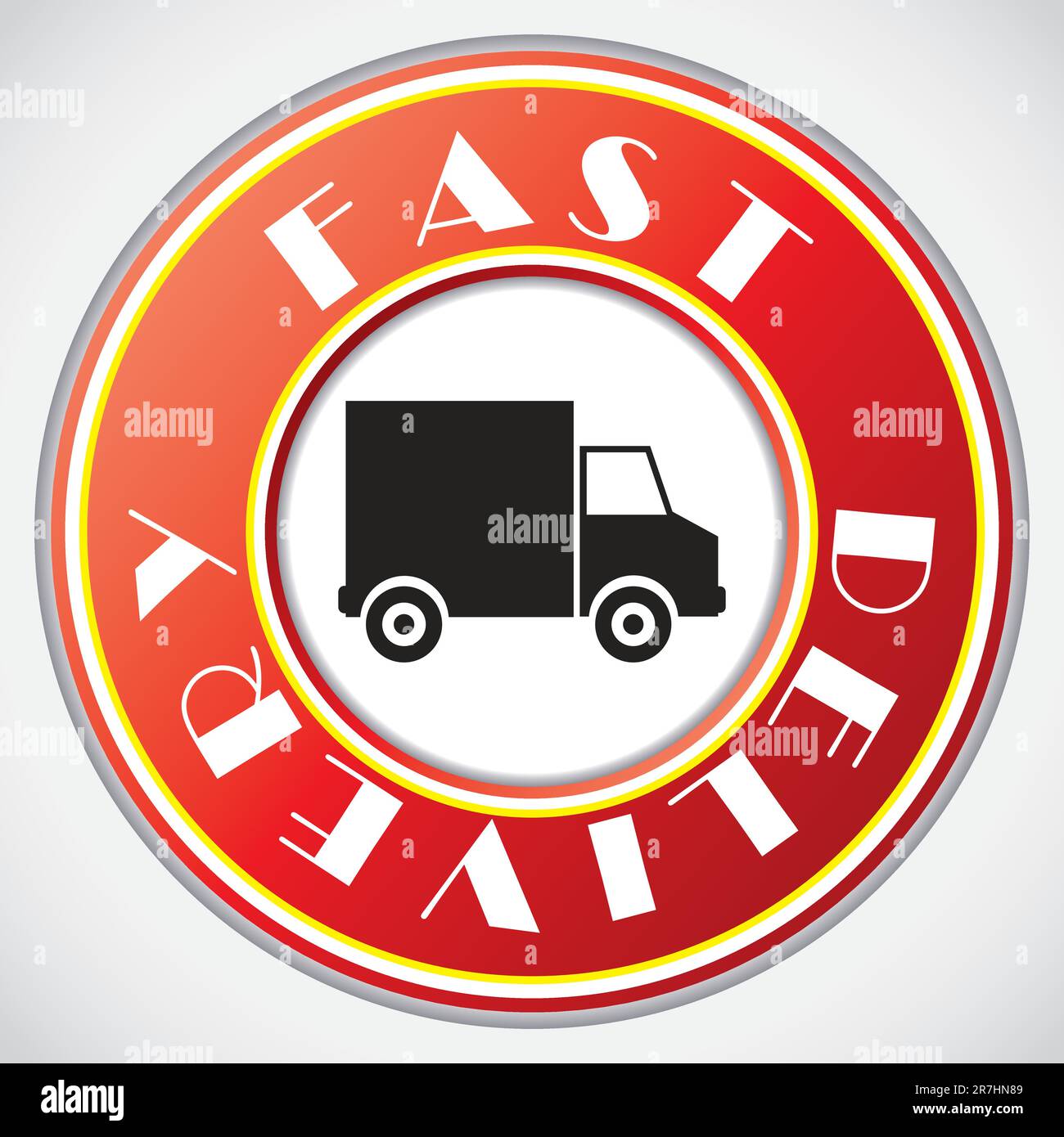 Fast delivery icon on white background Stock Vector Image & Art - Alamy