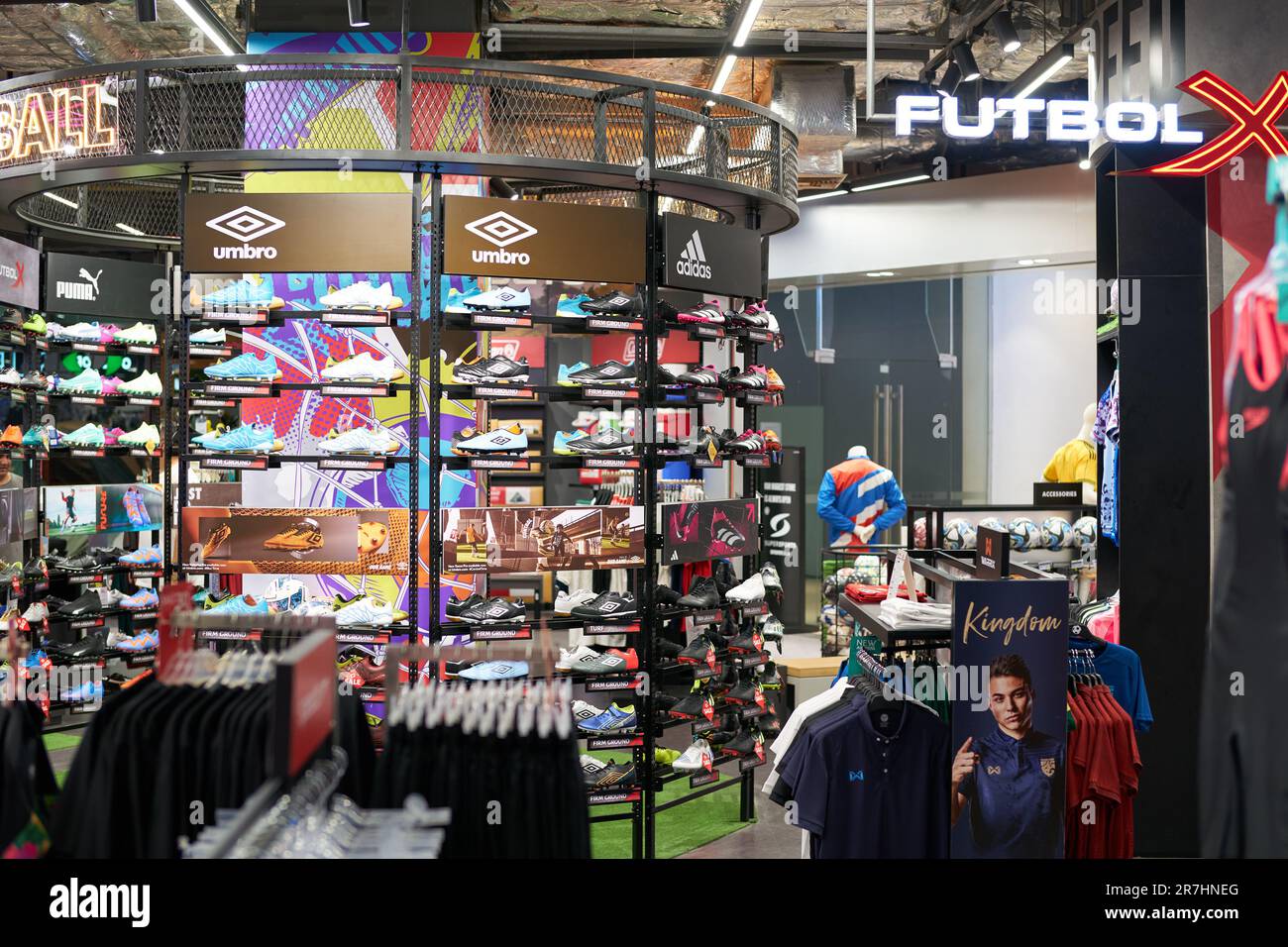 PATTAYA, THAILAND - CIRCA APRIL, 2023: inside Supersports store in ...