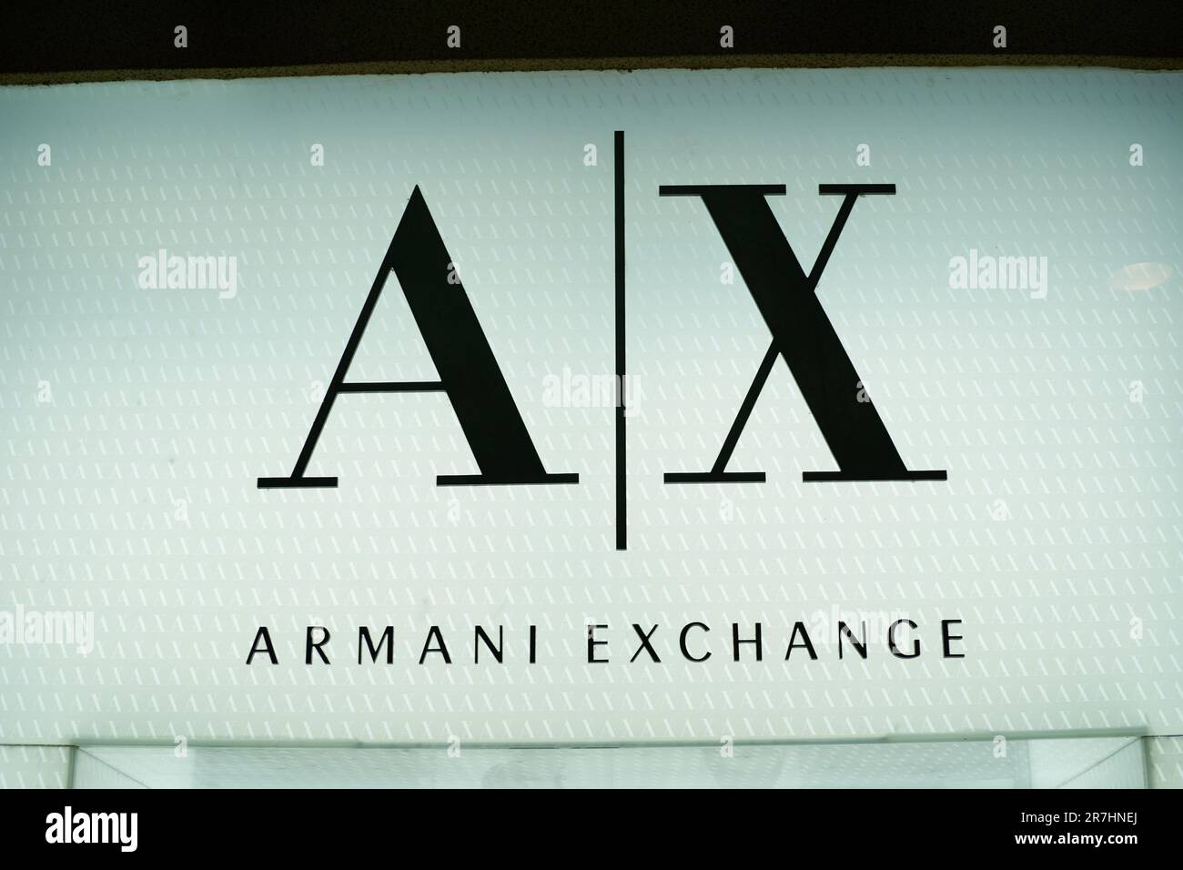 PATTAYA, THAILAND - CIRCA APRIL, 2023: Armani Exchange sign as seen at ...