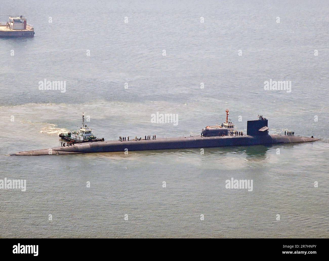16th June, 2023. USS Michigan sub arrives in S. Korea The USS Michigan ...
