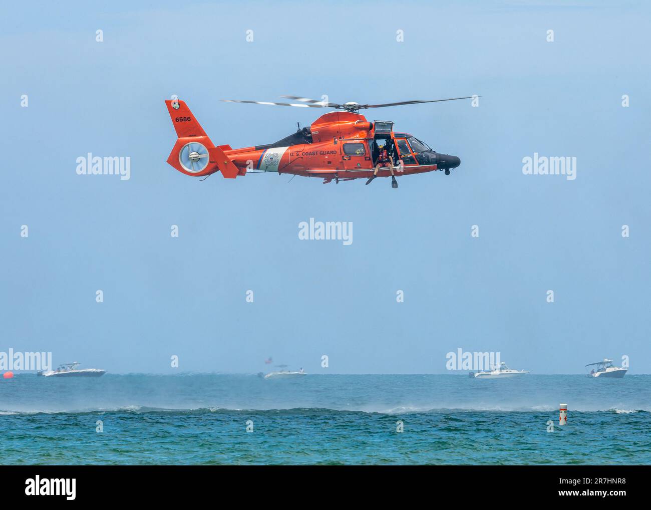 The coast guard coming to the rescue Stock Photo - Alamy