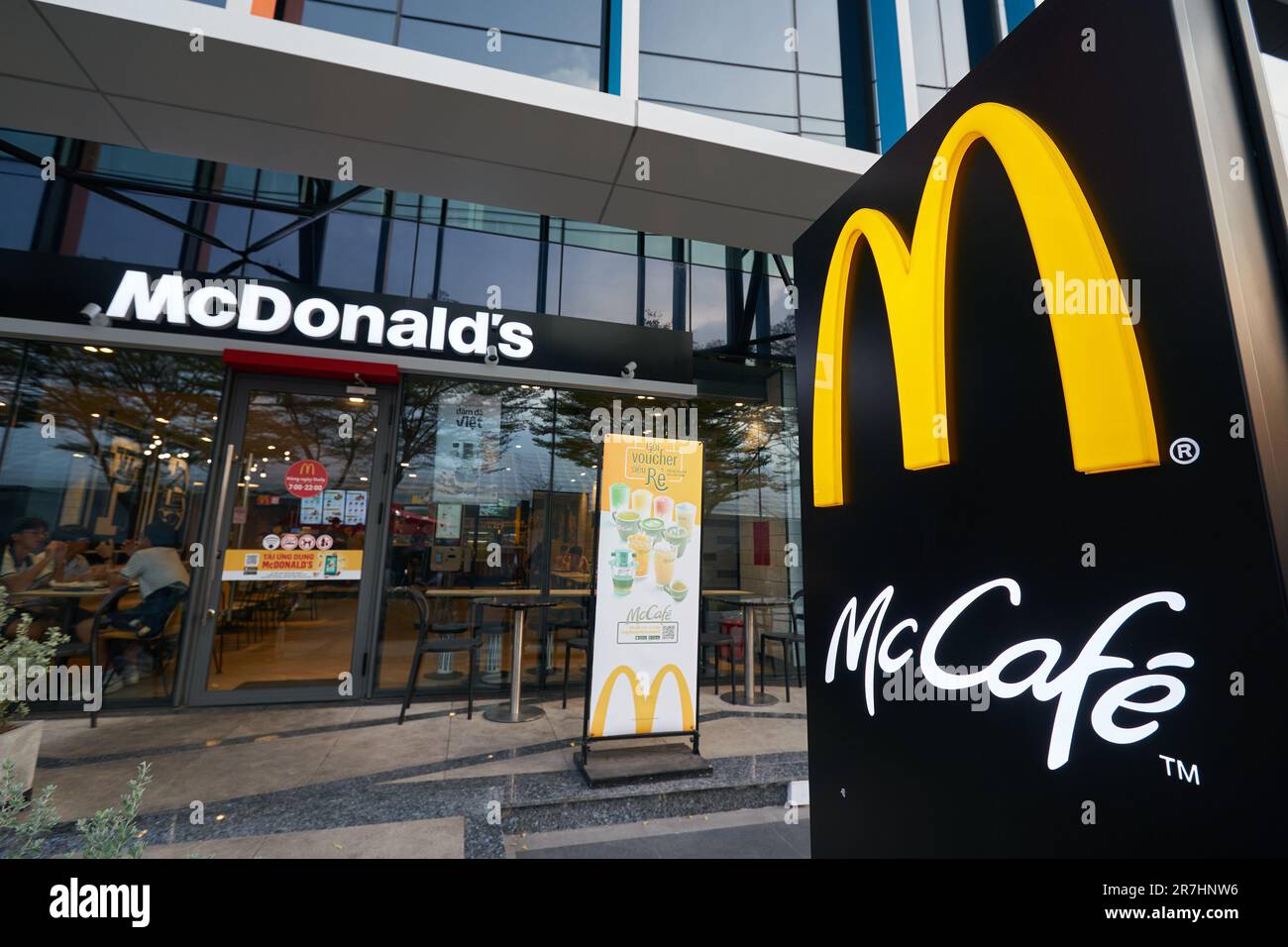 HO CHI MINH CITY, VIETNAM - CIRCA MARCH, 2023: the Golden Arches and ...