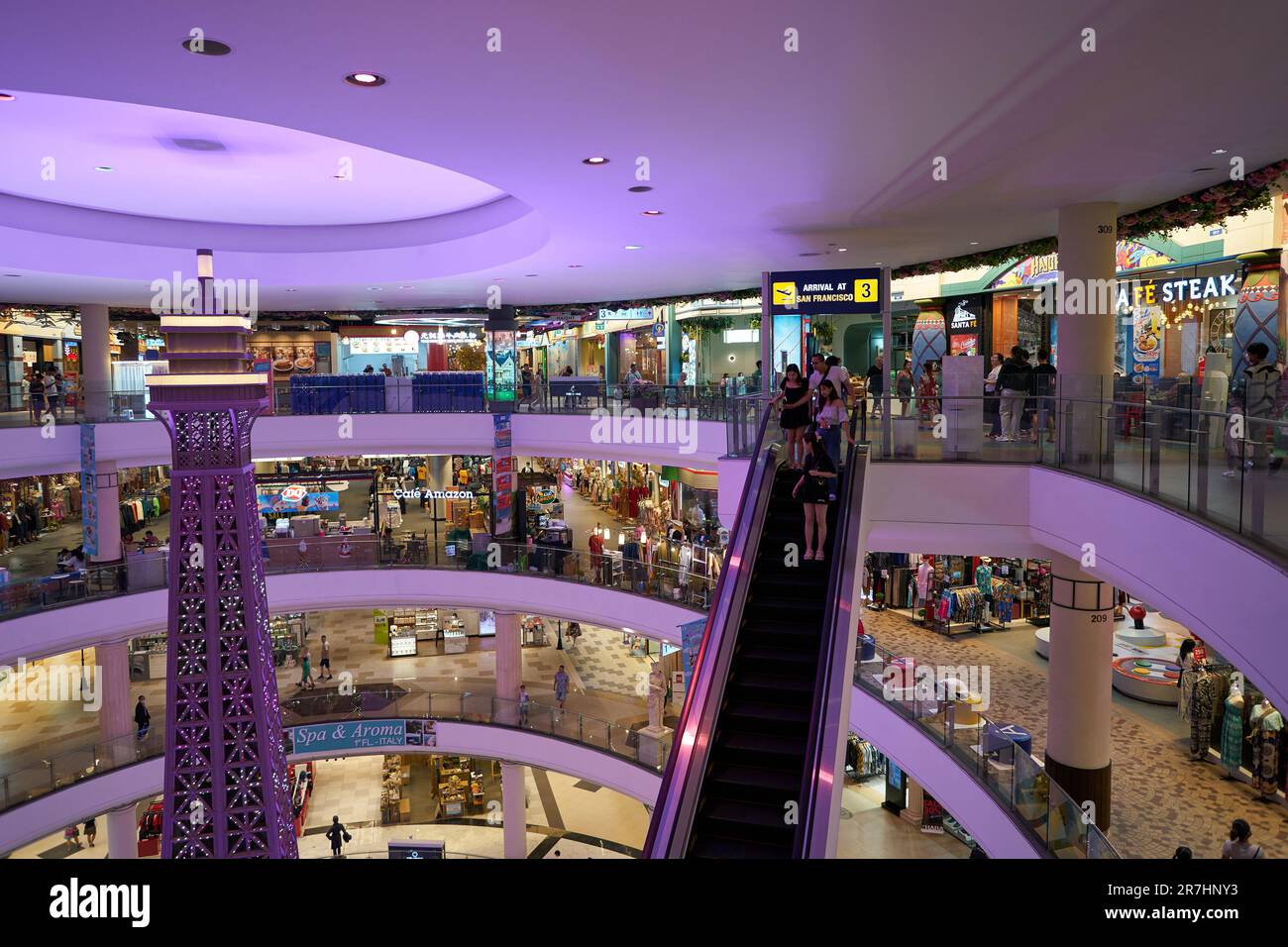 PATTAYA, THAILAND - CIRCA APRIL, 2023: Eiffel Tower replica inside ...
