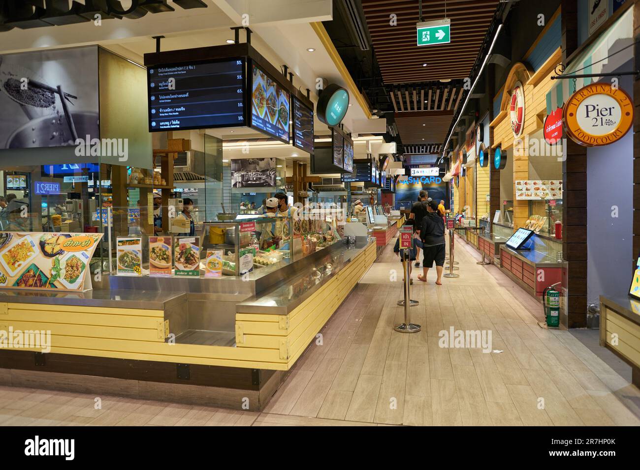 PATTAYA, THAILAND - CIRCA APRIL, 2023: food court in Terminal 21 ...