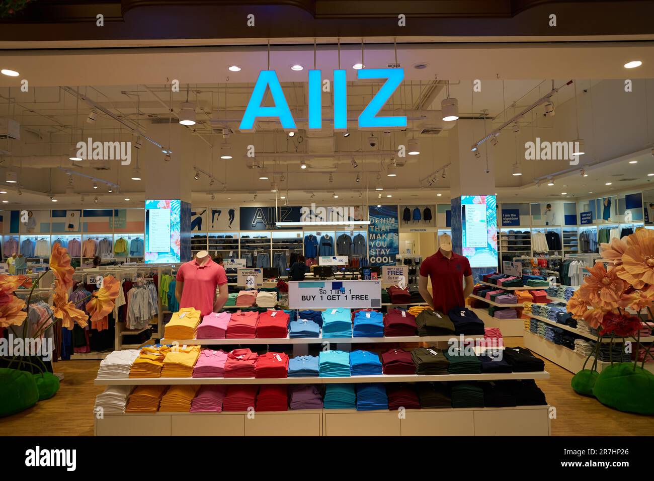 PATTAYA, THAILAND - CIRCA APRIL, 2023: AIIZ retail store in Terminal 21 ...