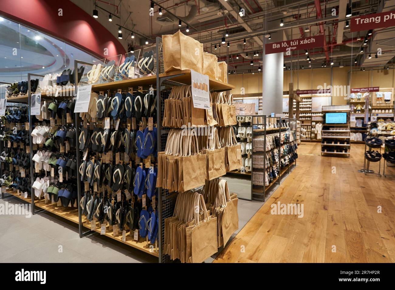HO CHI MINH CITY, VIETNAM - CIRCA MARCH, 2023: interior shot of Muji ...
