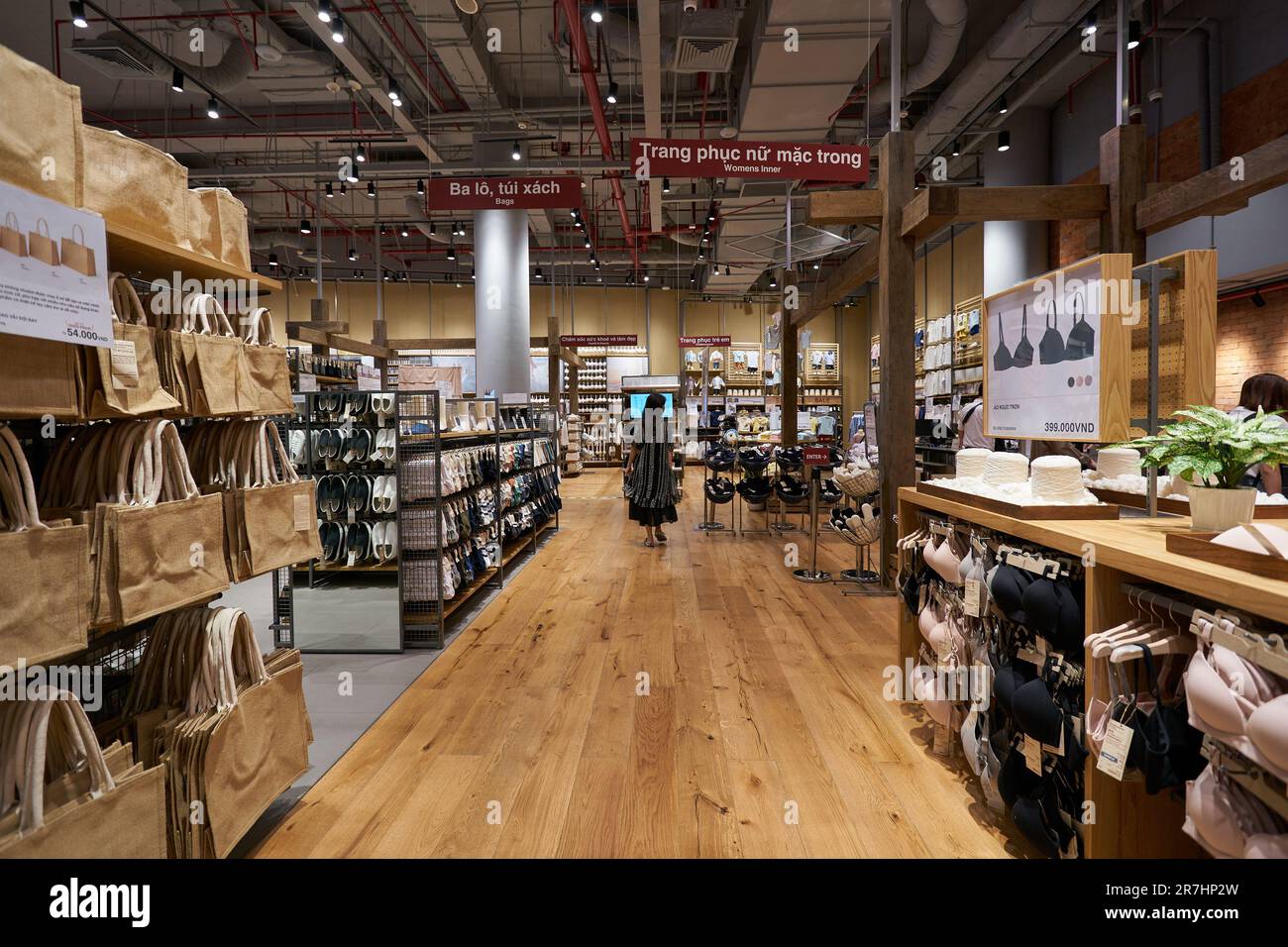 HO CHI MINH CITY, VIETNAM - CIRCA MARCH, 2023: interior shot of Muji ...