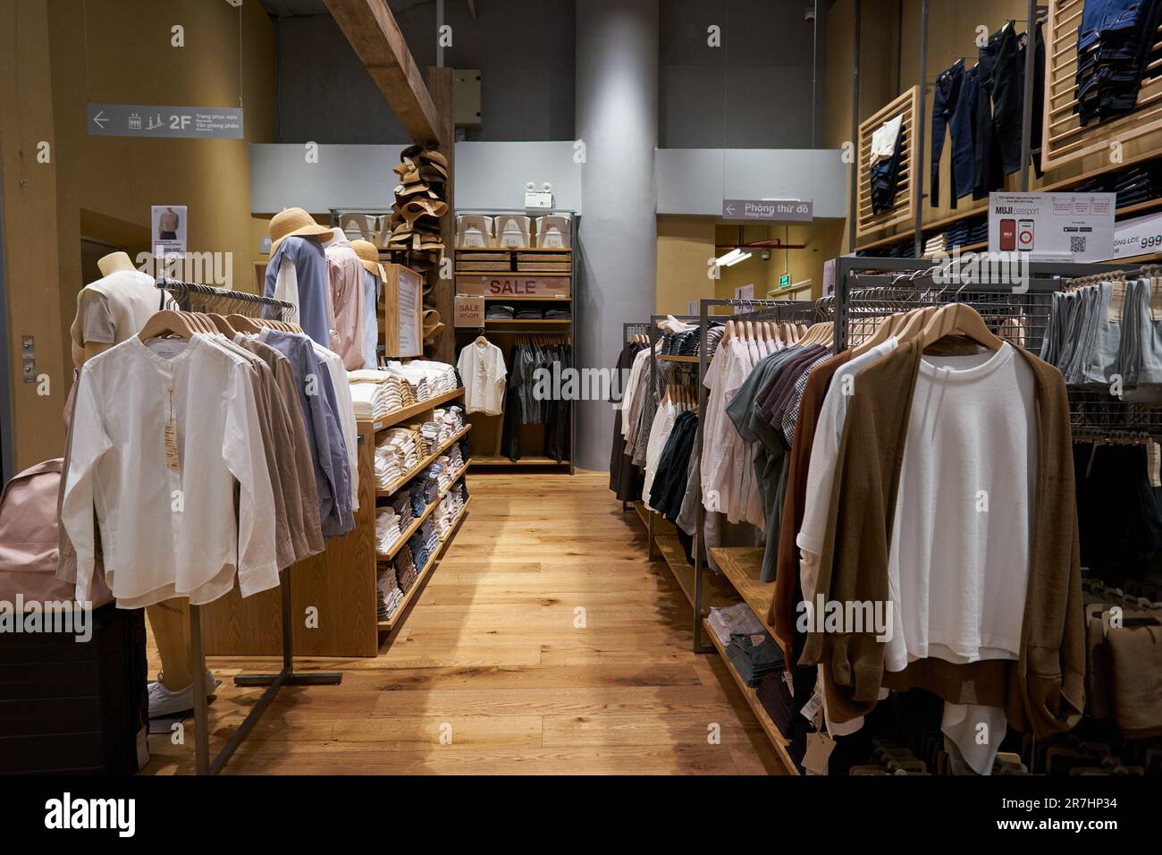 HO CHI MINH CITY, VIETNAM - CIRCA MARCH, 2023: interior shot of Muji ...
