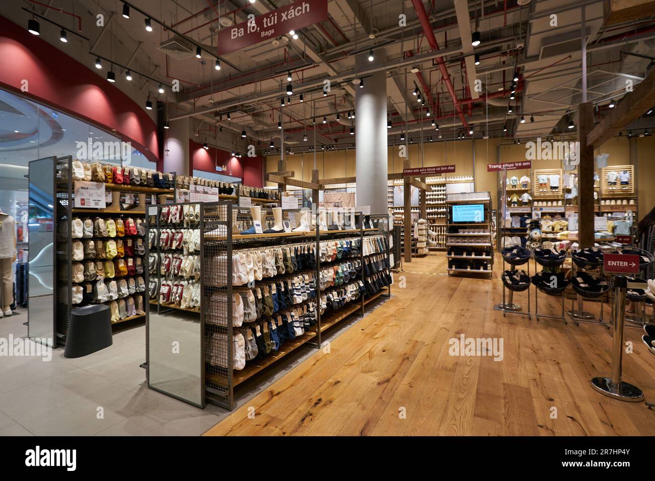 HO CHI MINH CITY, VIETNAM - CIRCA MARCH, 2023: interior shot of Muji ...