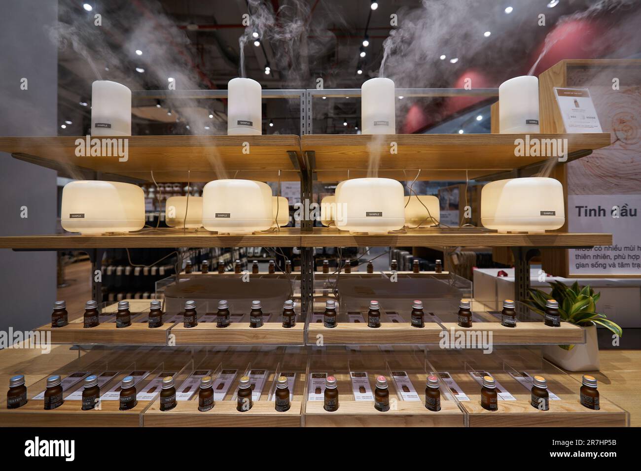 HO CHI MINH CITY, VIETNAM - CIRCA MARCH, 2023: interior shot of Muji ...