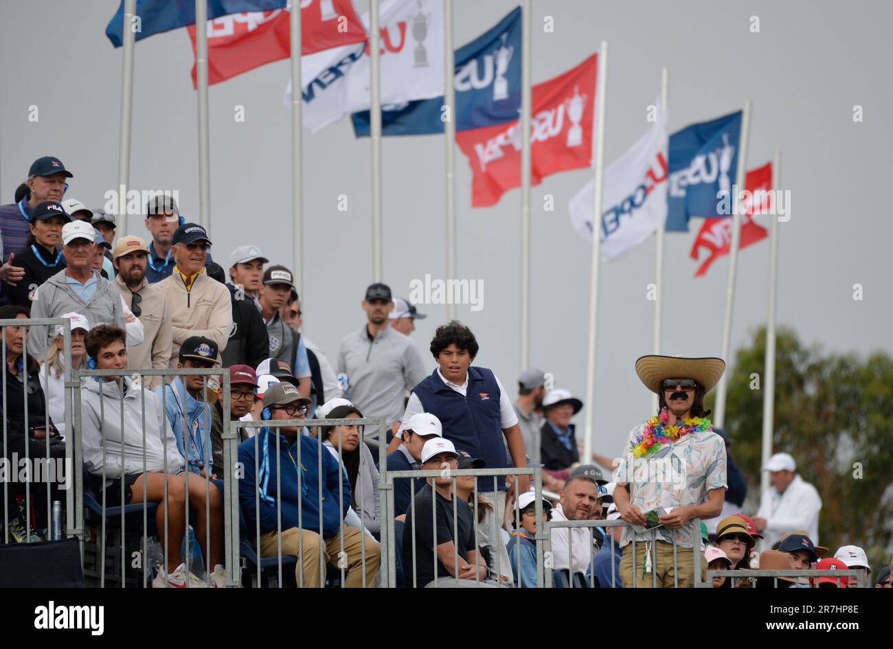 Los Angeles, United States. 15th June, 2023. Spectators watch the ...