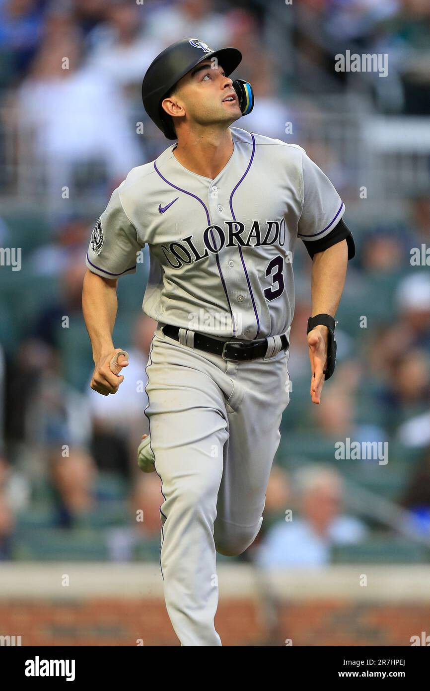 ATLANTA, GA - JUNE 15: Colorado Rockies second baseman Coco Montes (3 ...