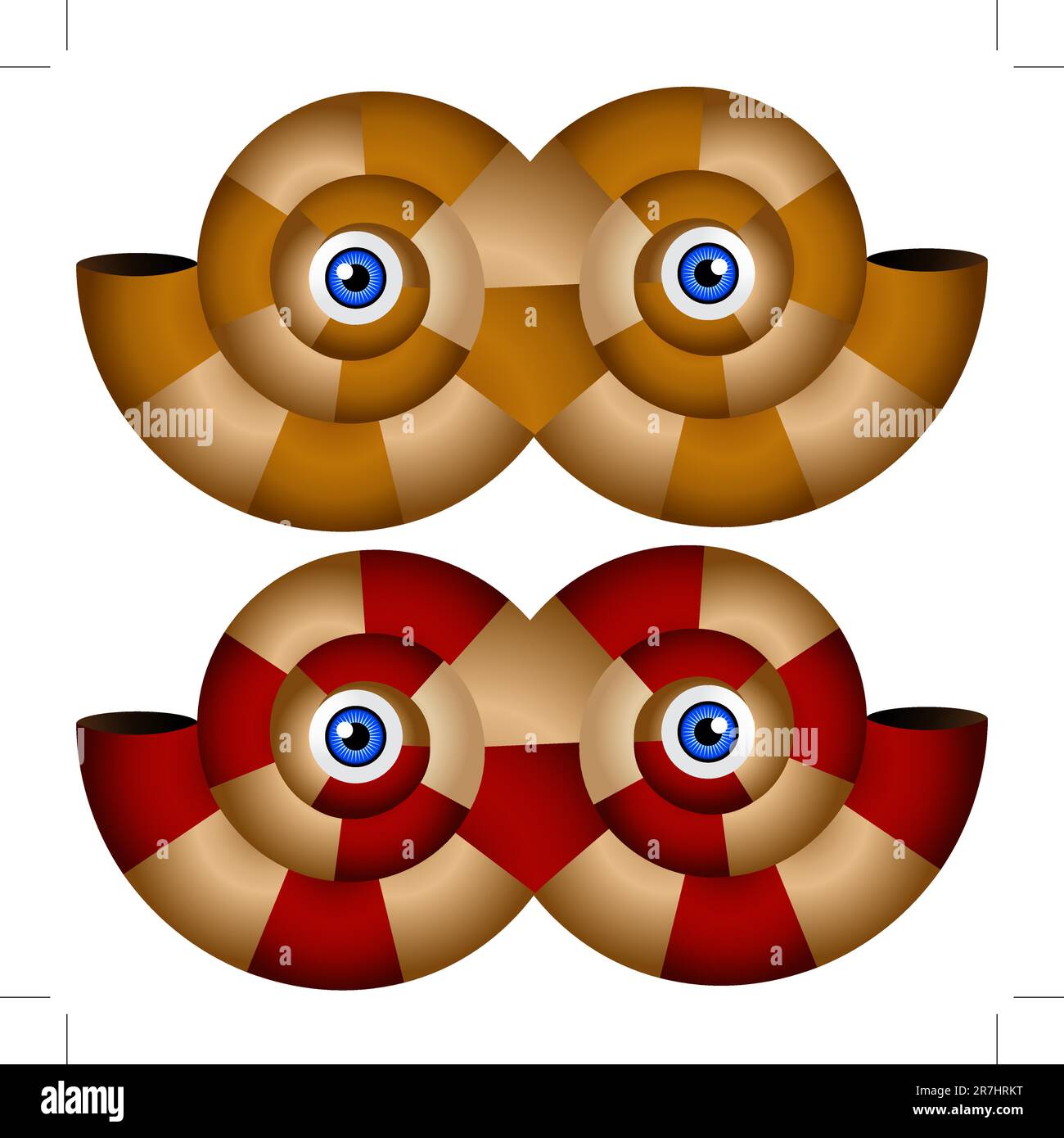 An image of a halloween shell mask set Stock Vector Image & Art - Alamy