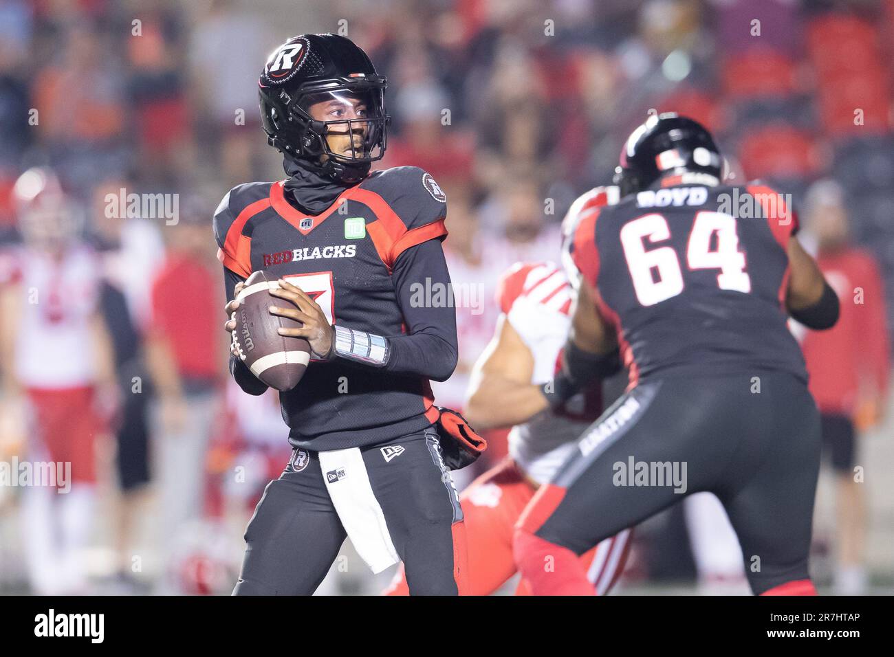 Ottawa, Canada. 15th June, 2023. Ottawa Redblacks quarterback Tyrie ...