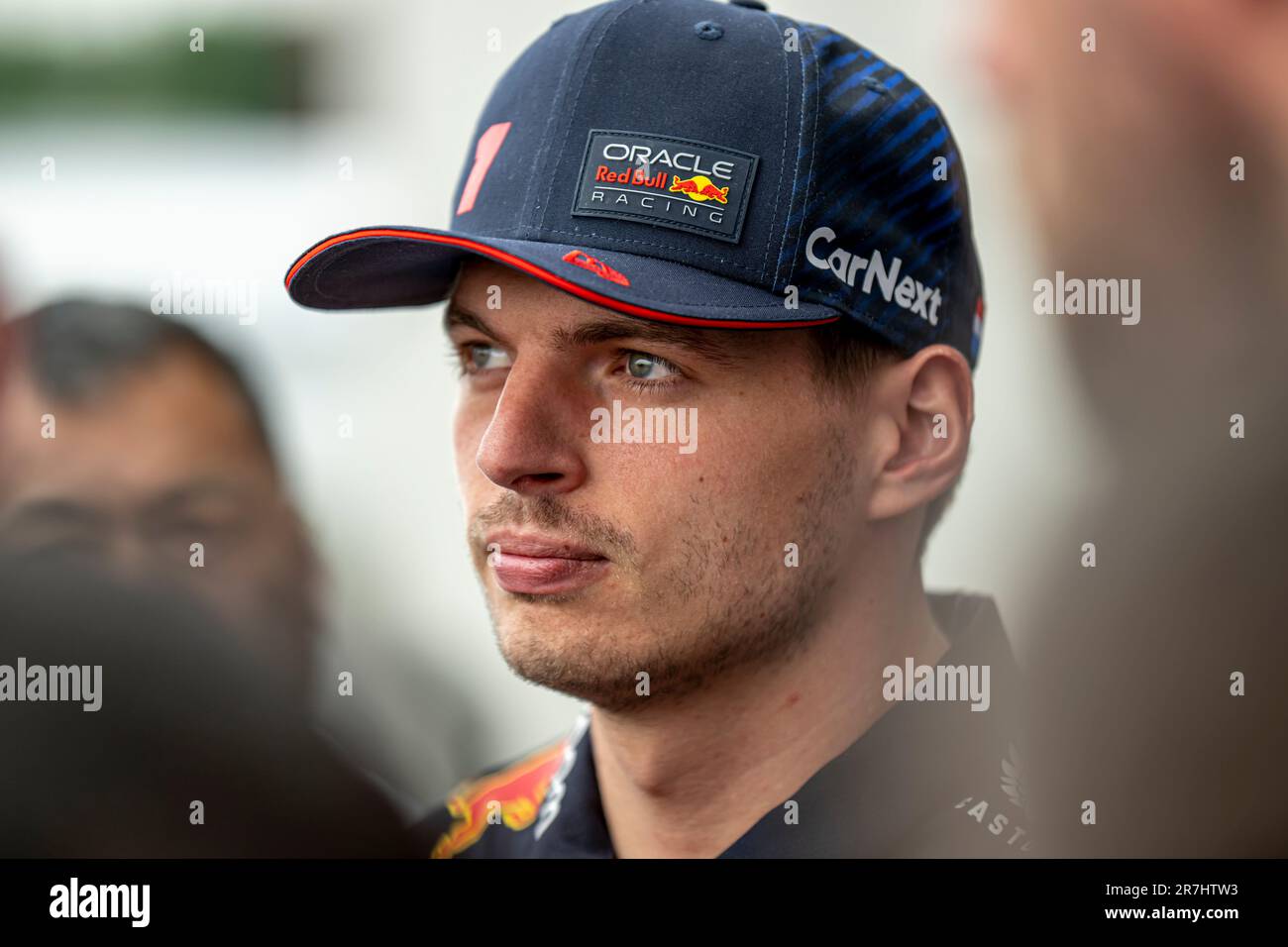 Montréal, Canada, June 14, Max Verstappen, from Netherlands competes ...