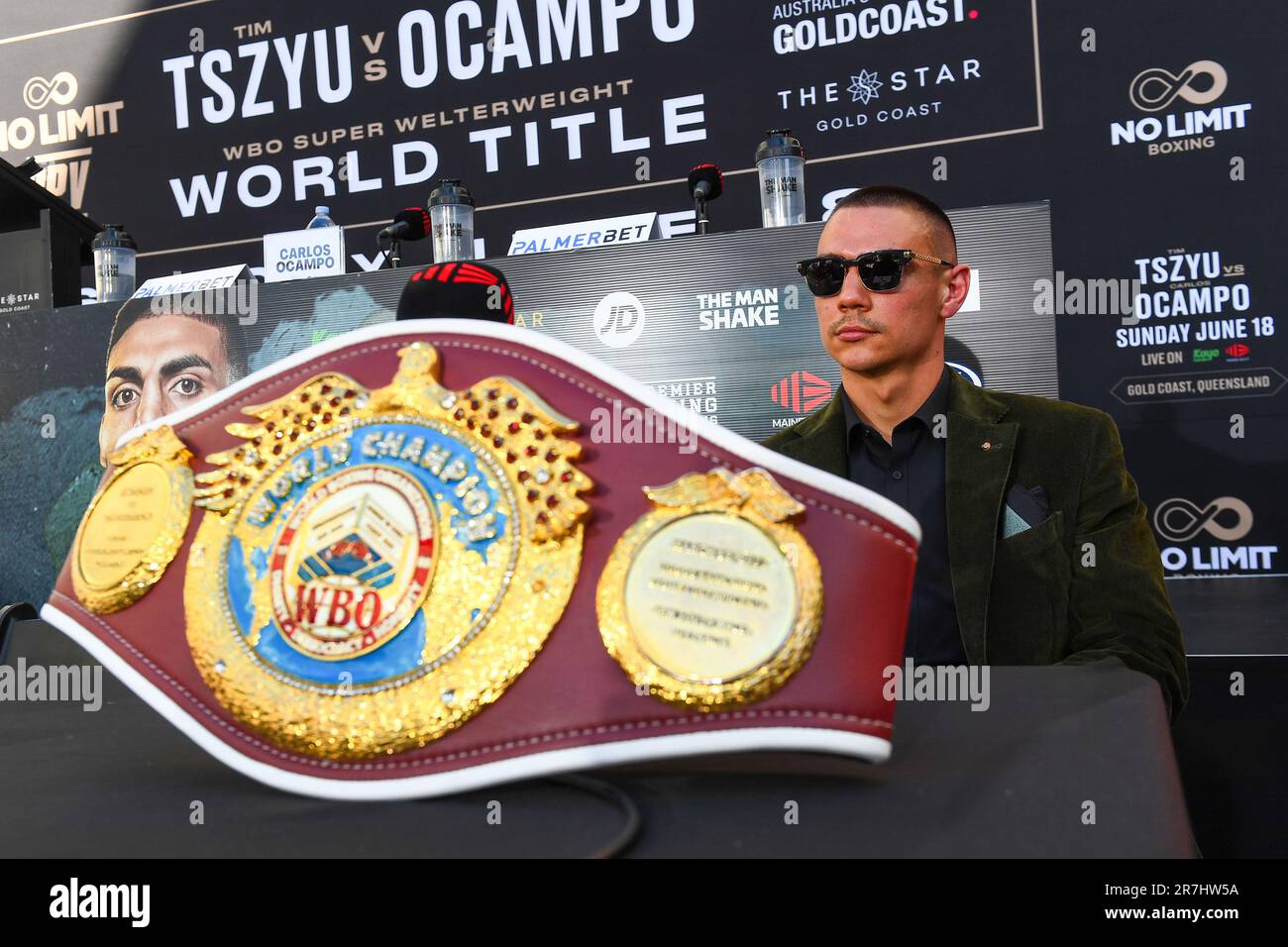 Gold Coast, Australia. 01st Jan, 2016. Australian boxer Tim Tszyu looks ...