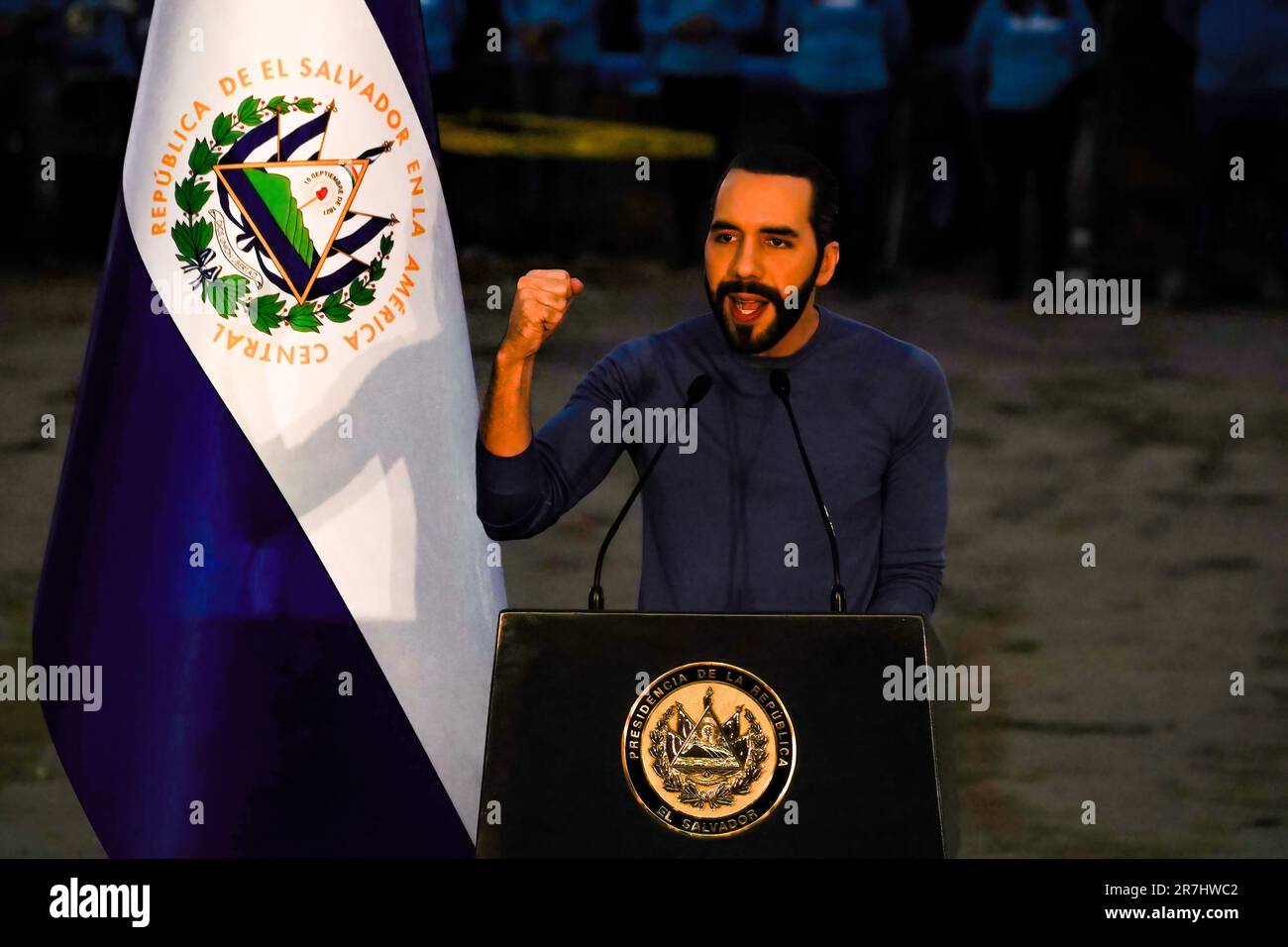 San Salvador, El Salvador. 15th June, 2023. Salvadoran President Nayib ...