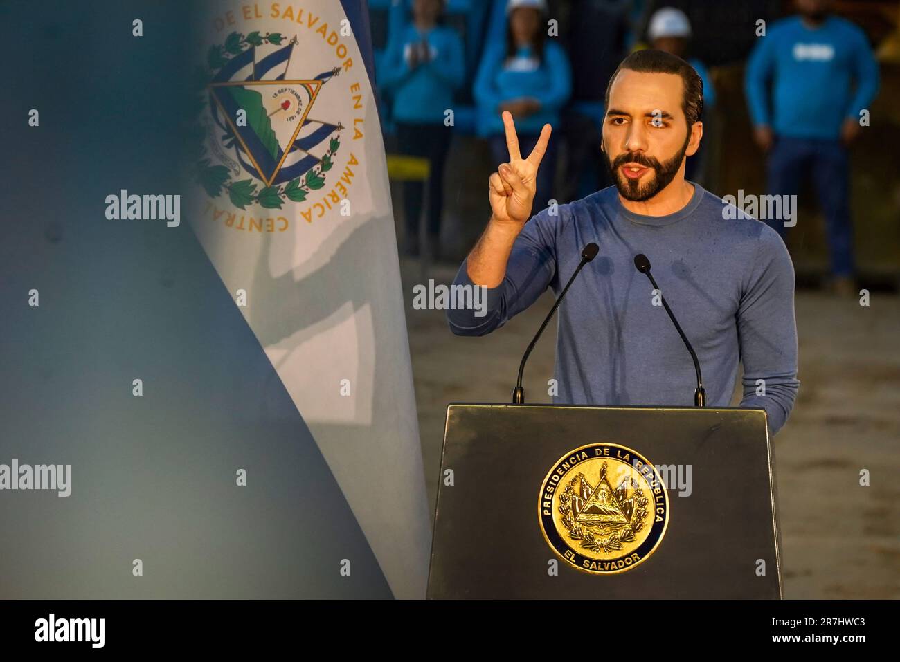 San Salvador, El Salvador. 15th June, 2023. Salvadoran President Nayib ...