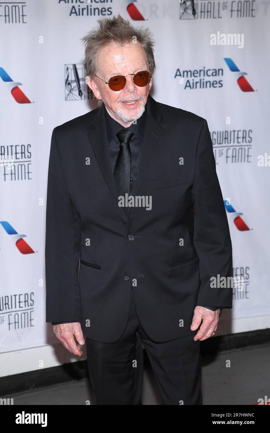 New York, USA. 14th June, 2023. Paul Williams attending the 2023 Songwriters Hall Of Fame ...