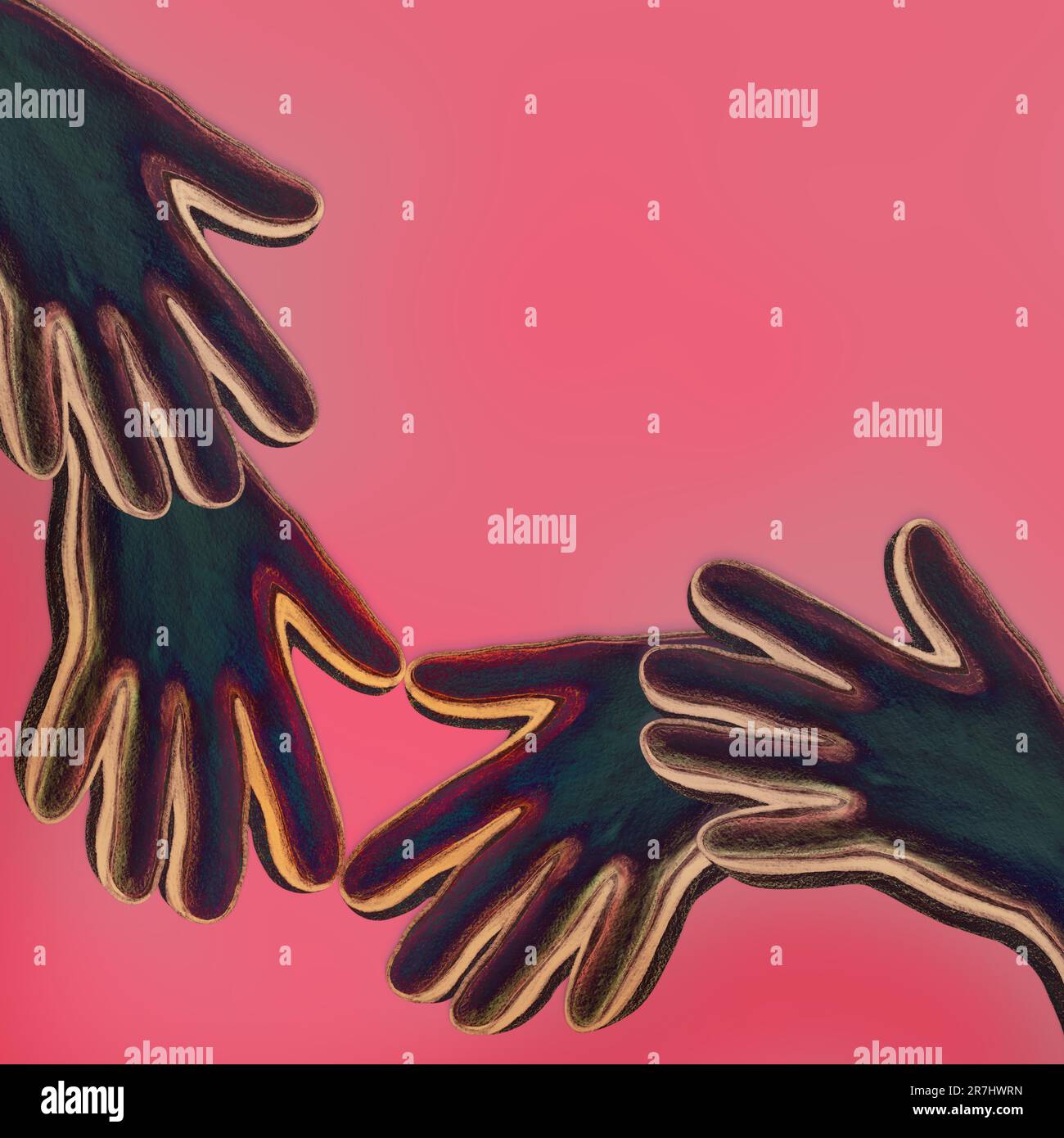 Racial equality hands hi-res stock photography and images - Alamy