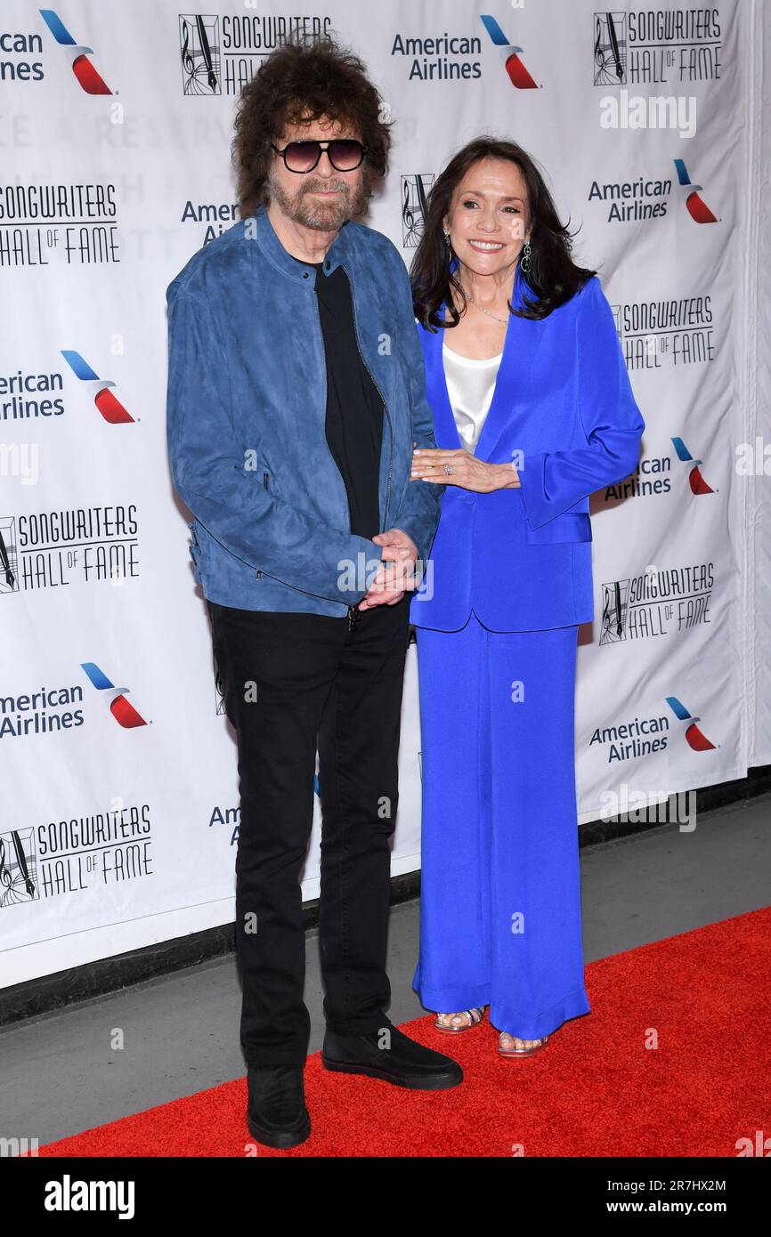 New York, USA. 14th June, 2023. Jeff Lynne and Camelia Kath attending ...