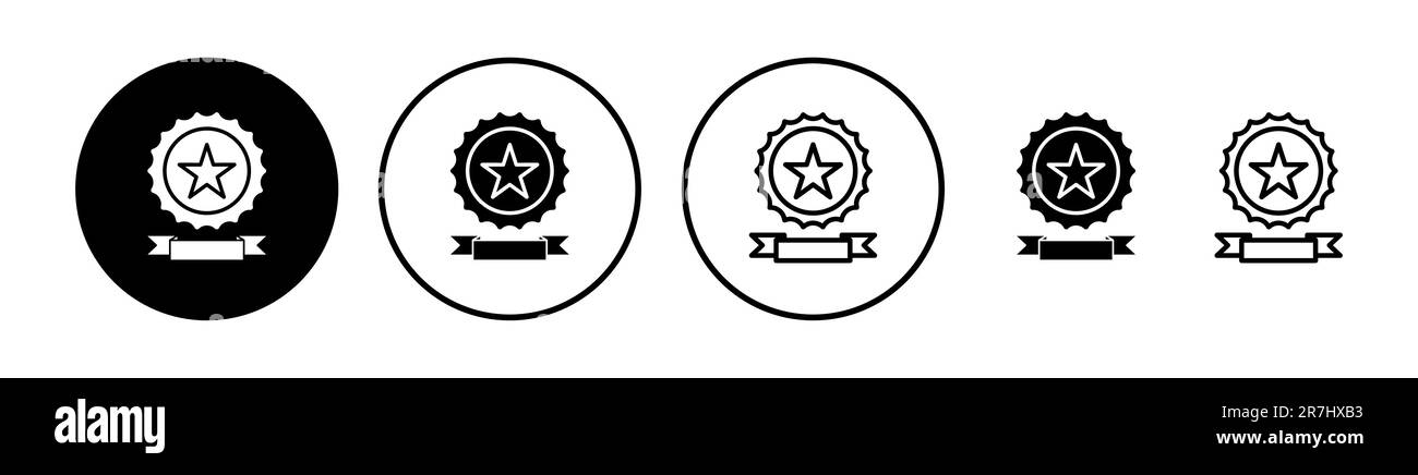 Achieve icon vector. medal icon vector. award. Certificate Stock Vector ...