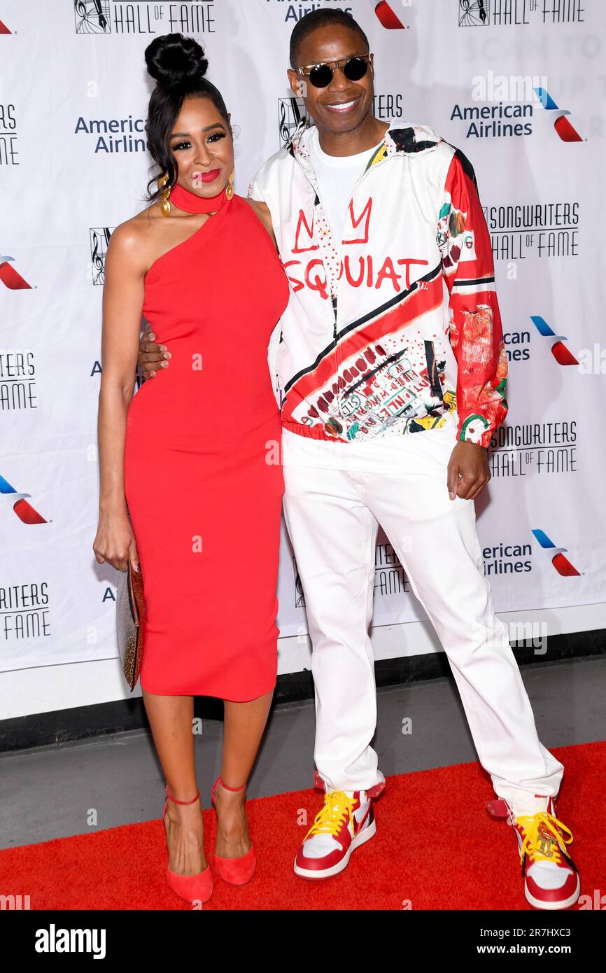New York, USA. 14th June, 2023. Janell Snowden and Doug E. Fresh attending the 2023 Songwriters ...