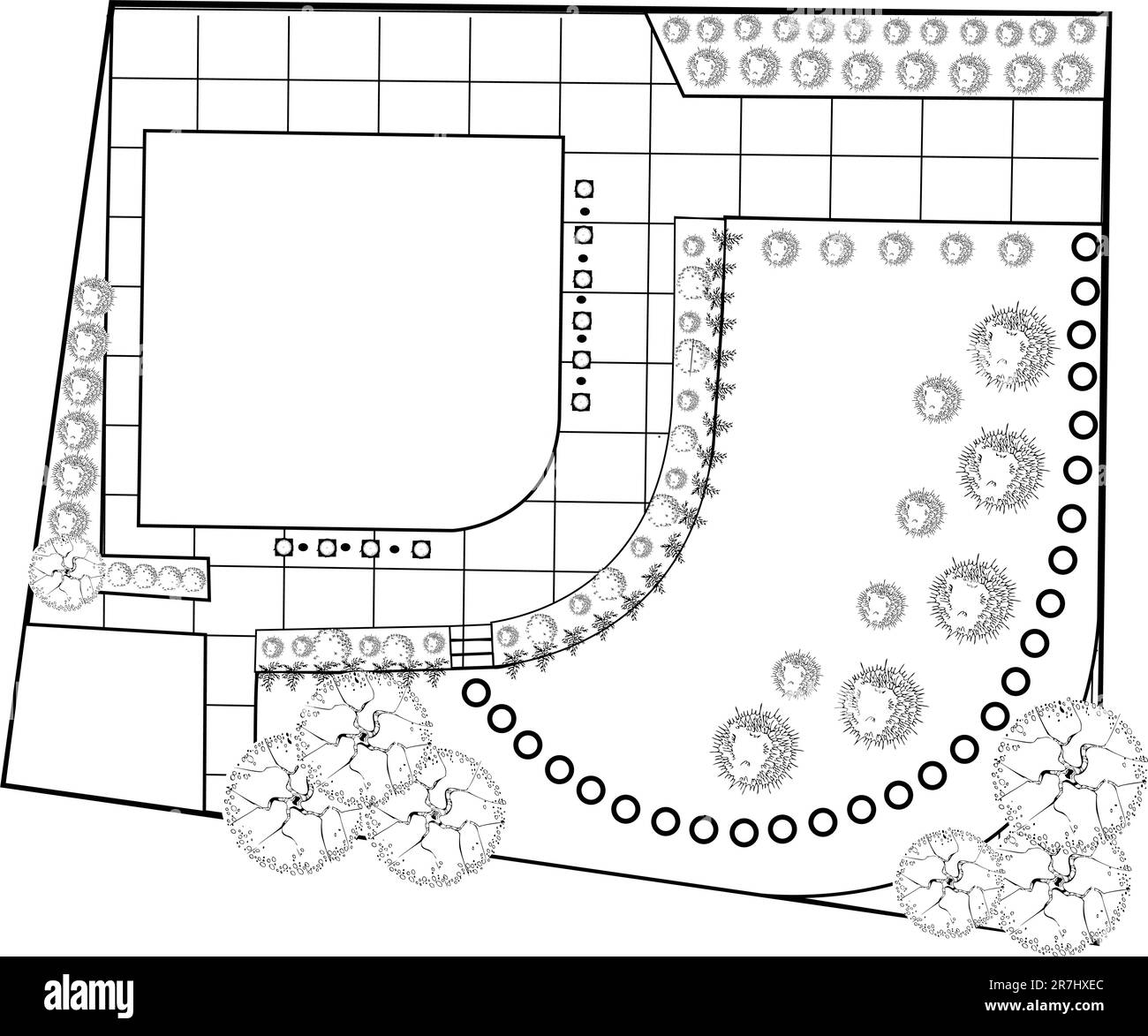 Landscape design plan hi-res stock photography and images - Alamy
