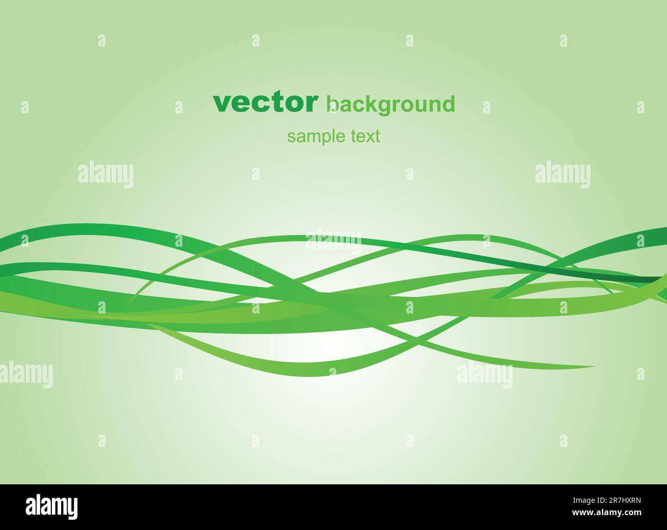 Illustration of Abstract green background. Vector Stock Vector Image ...
