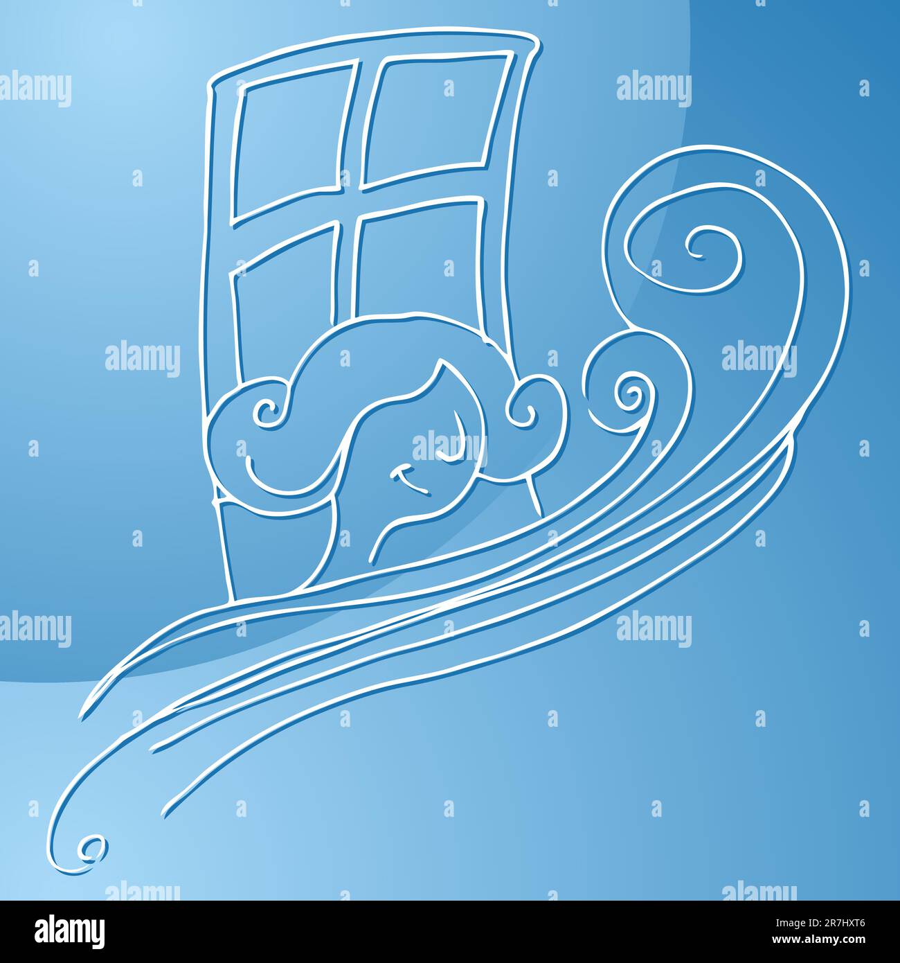 Window breeze Stock Vector Images - Alamy