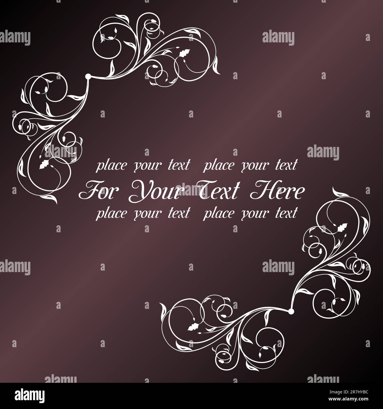 Illustration floral background card for design - vector Stock Vector ...