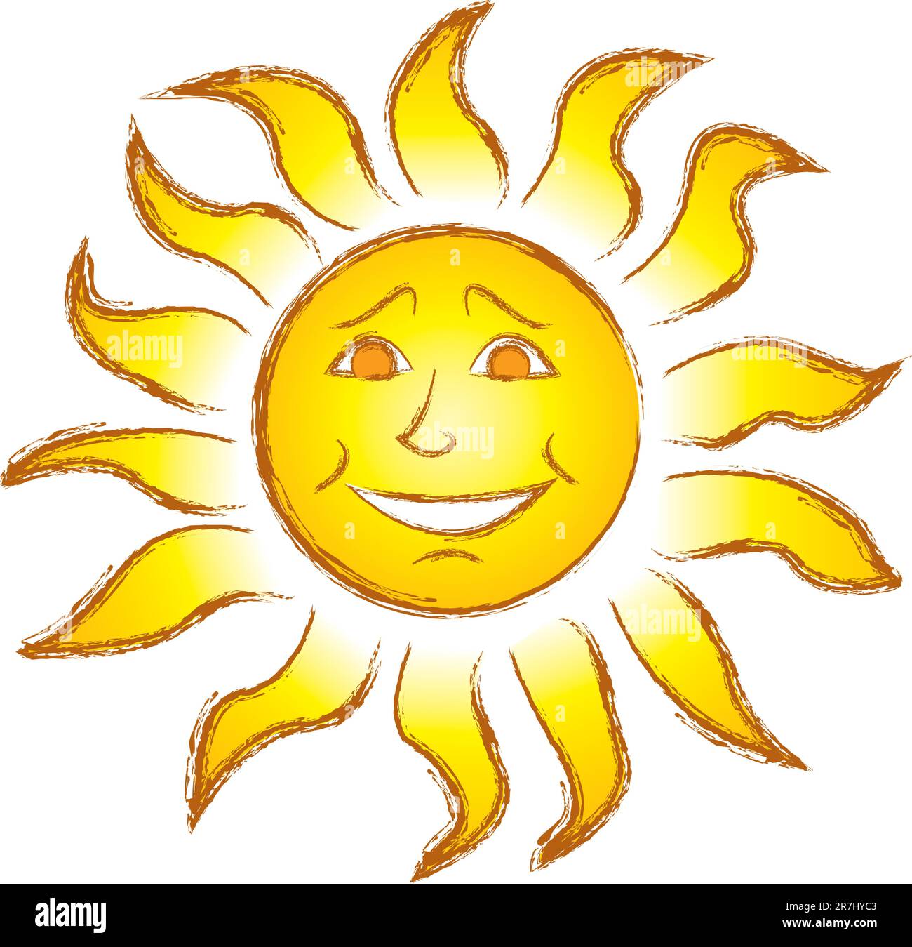 Smile and a wave Stock Vector Images - Alamy