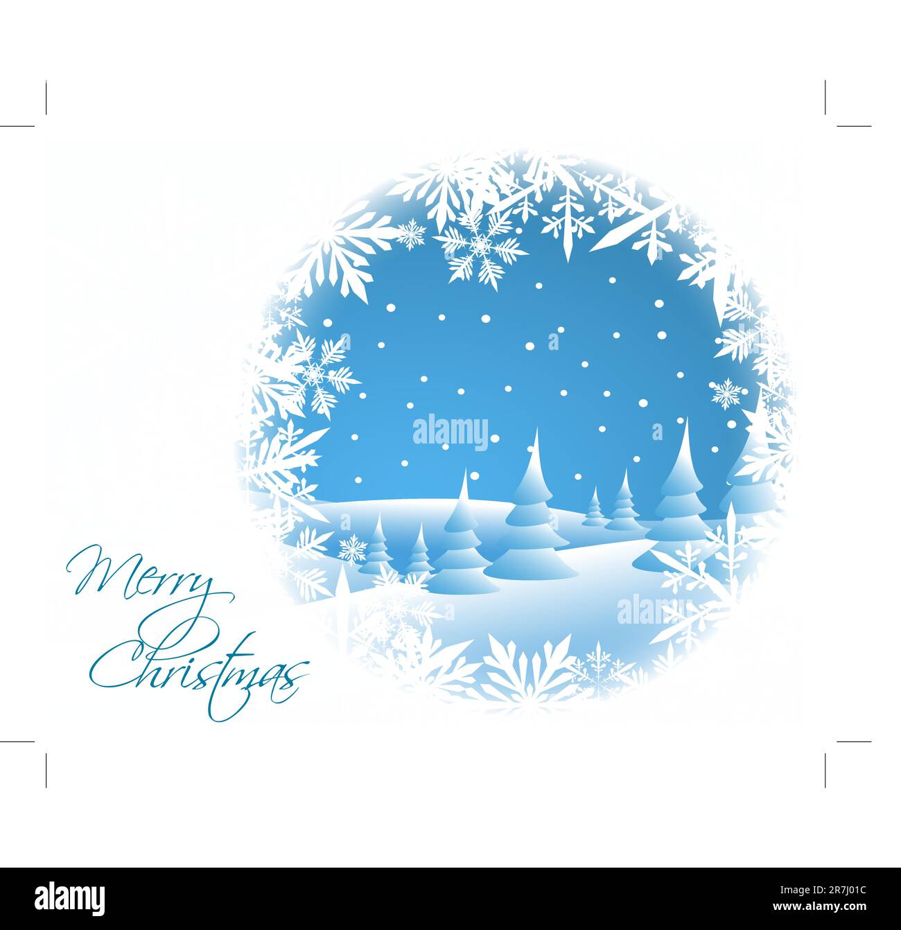 Frozen window view Stock Vector Images - Alamy