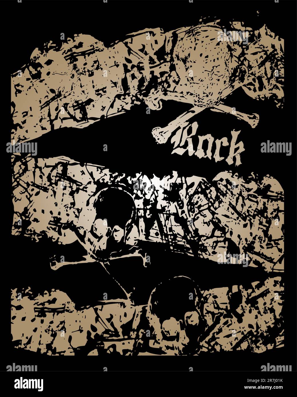 Rebellious skull Stock Vector Images - Alamy