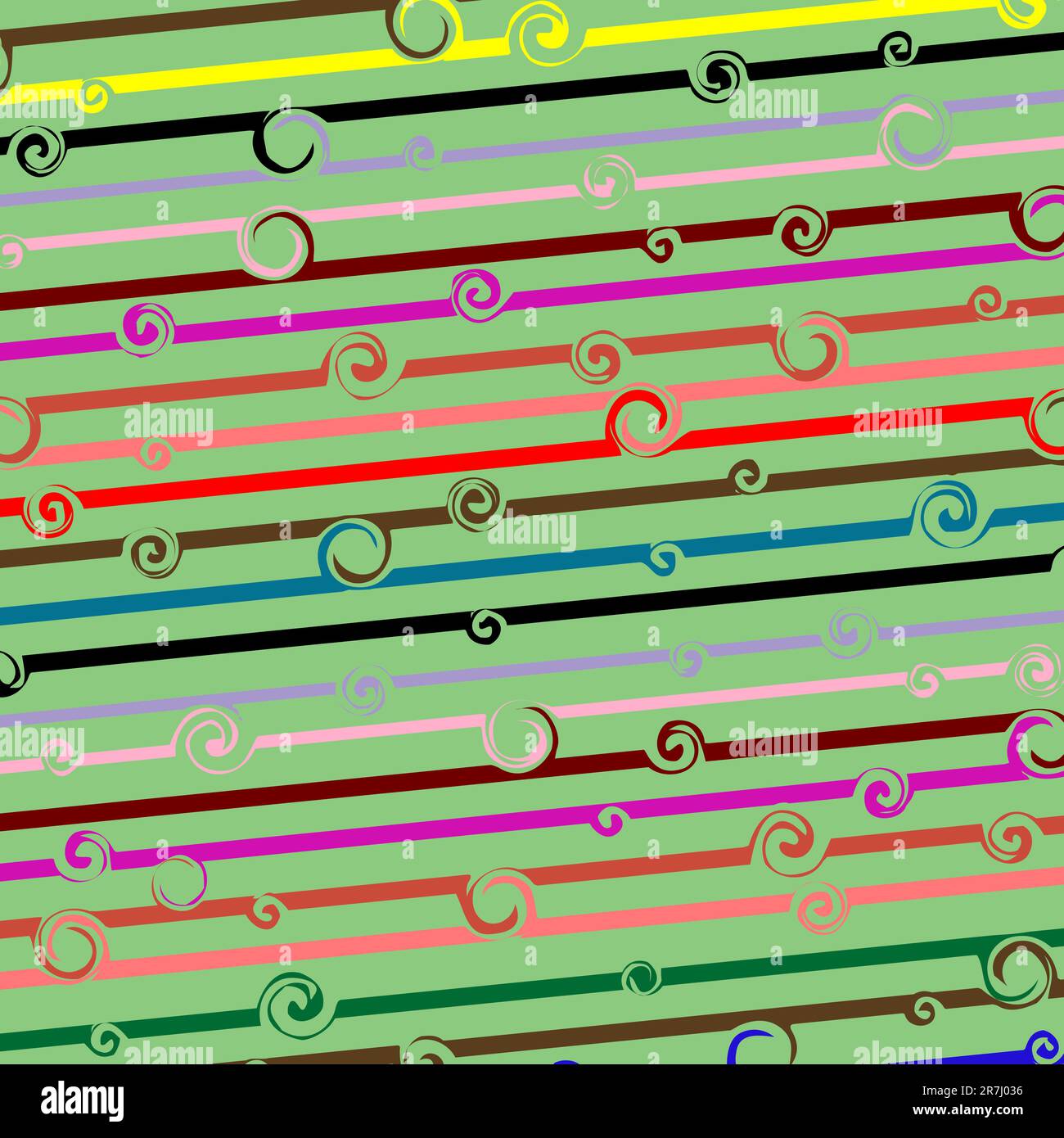 turbulence concept, swirled stripes, abstract art illustration Stock ...