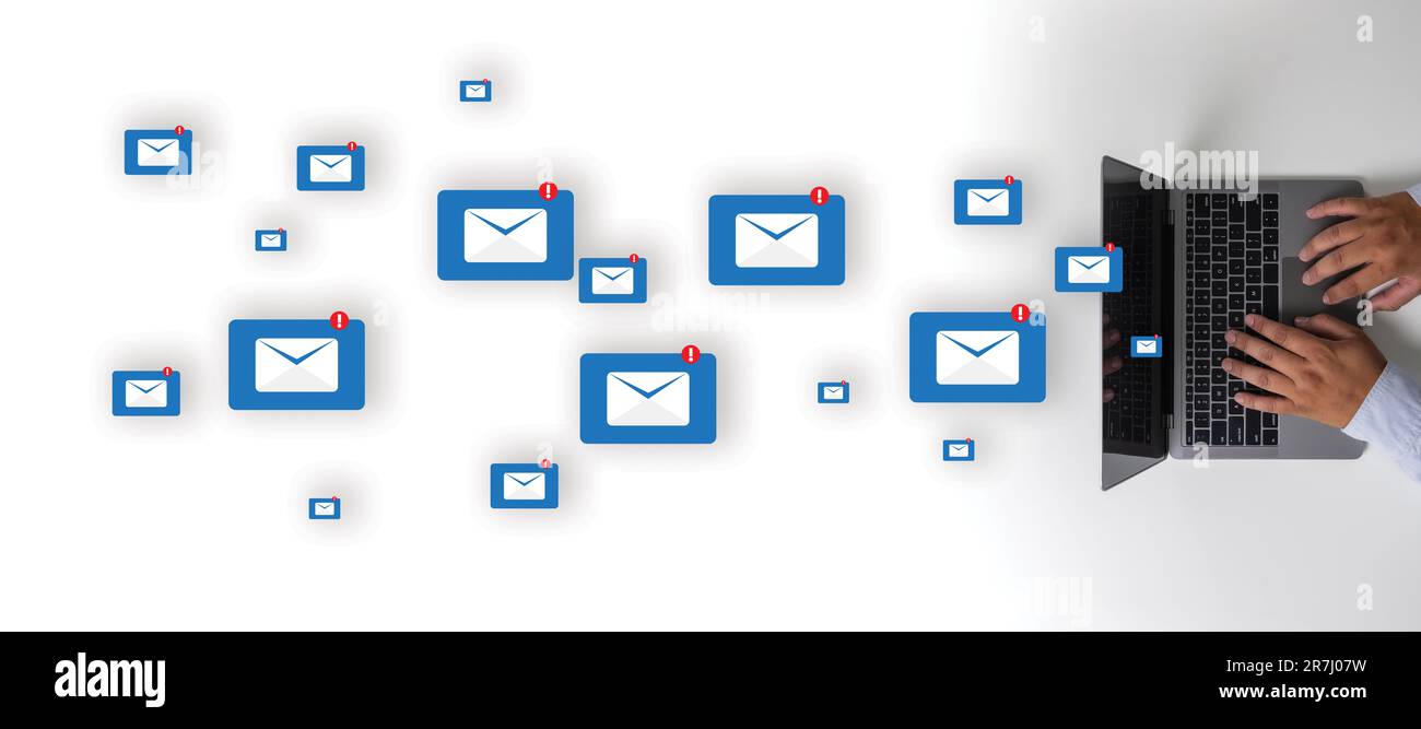 Mail Communication Connection message to mailing contacts phone Global ...
