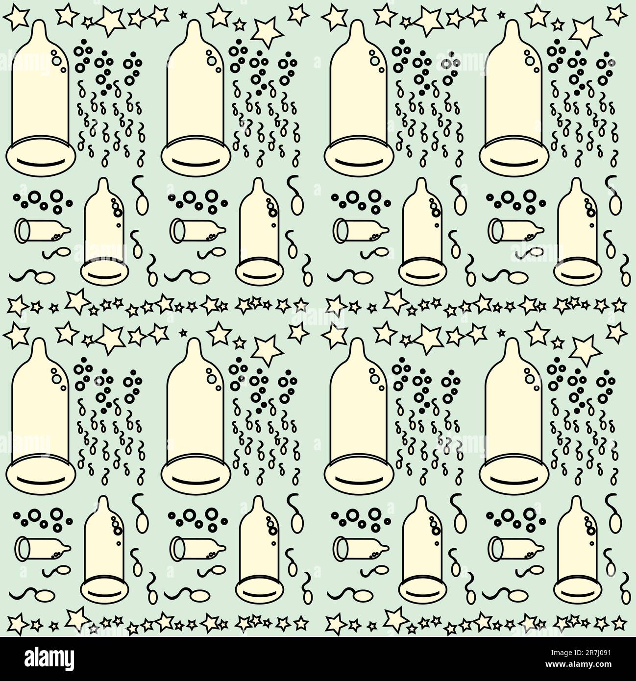 Seamless Condom Pattern Background Stock Vector Image And Art Alamy